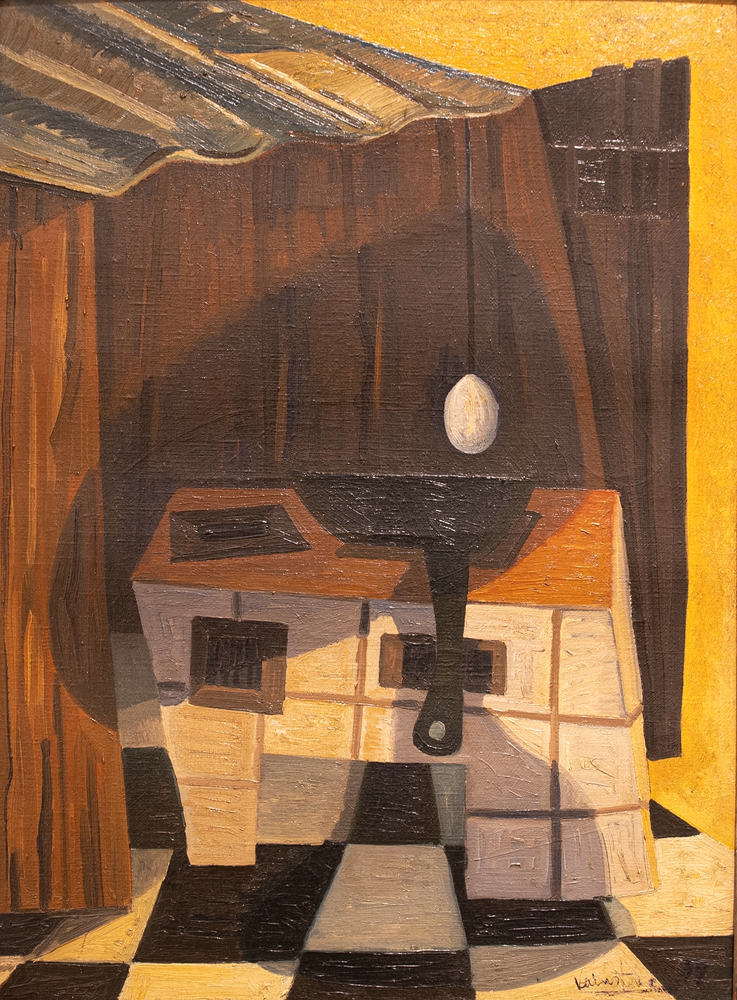 Alejandro Vainstein | Interior cubista (1959) | MutualArt