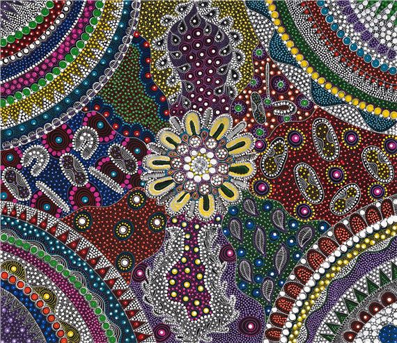 Tanya Bird | Women collecting wild bush tucker | MutualArt