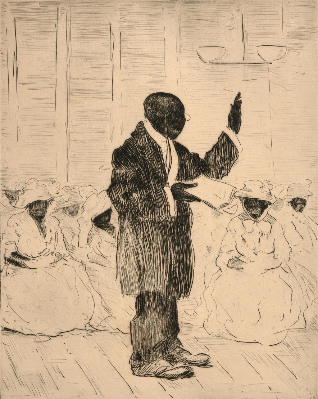 Wayman Elbridge Adams | Church Congregation | MutualArt