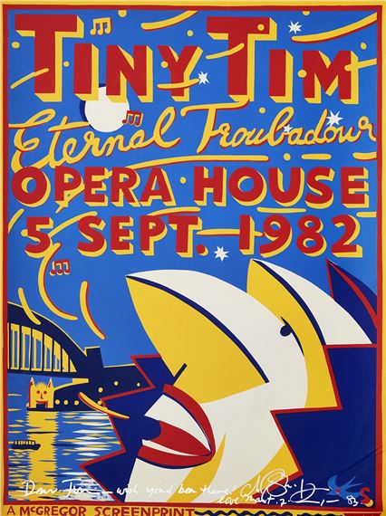 Martin Sharp | Tiny Tim (1982) | MutualArt