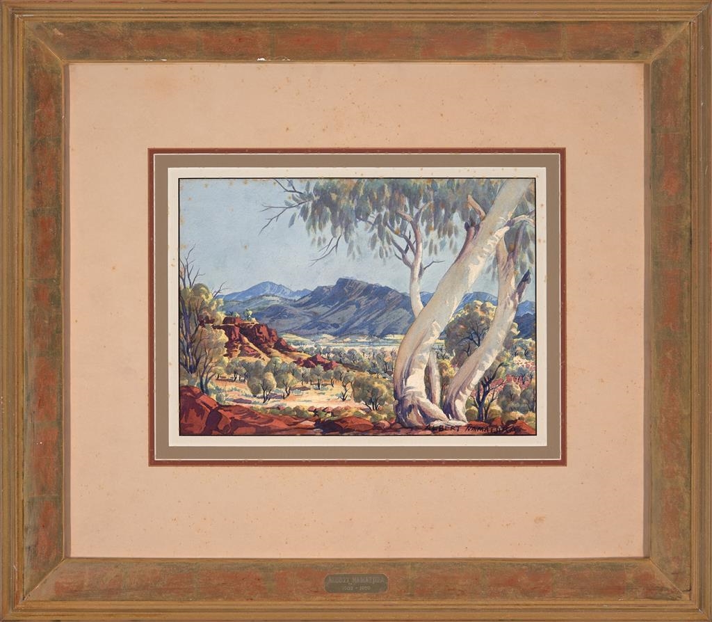 Albert Namatjira | Central Australian Landscape | MutualArt