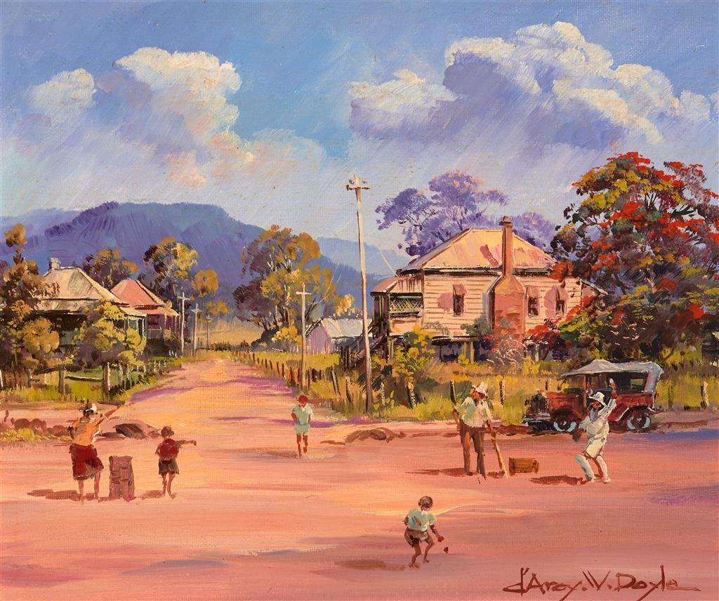 D'Arcy Doyle | A Game of Cricket | MutualArt