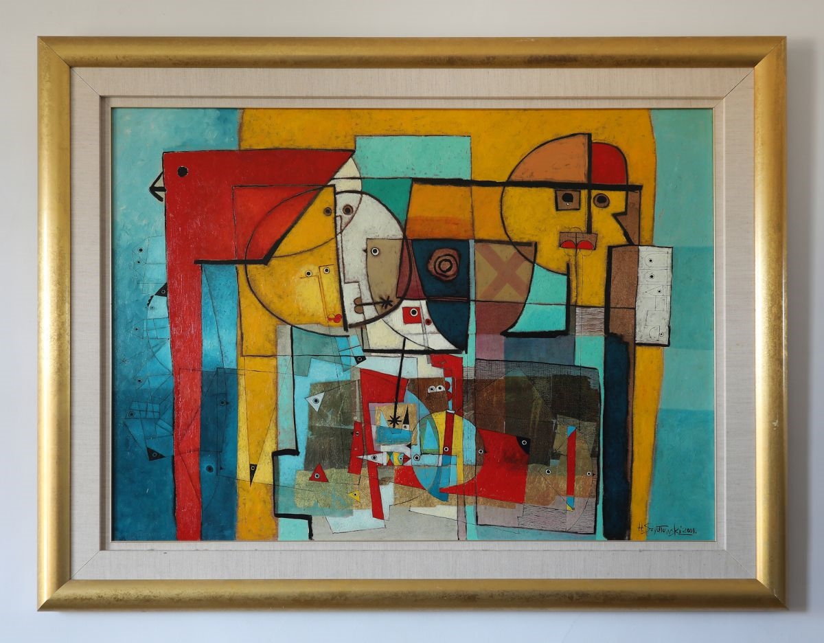 Henryk Szydlowski | Many faces, abstract | MutualArt