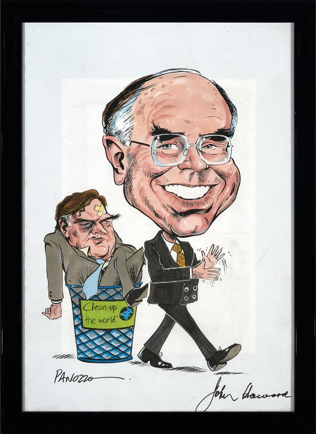 Steve Panozzo | Clean up the world - Caricature of John Howard Election ...