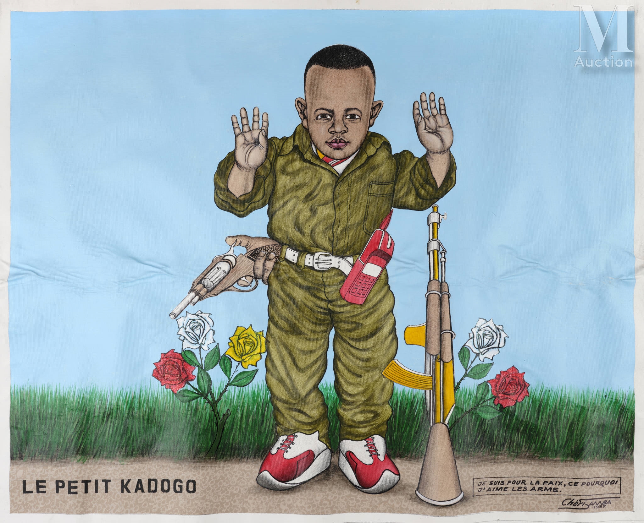 Chéri Samba | Le petit Kadogo (1997) | MutualArt