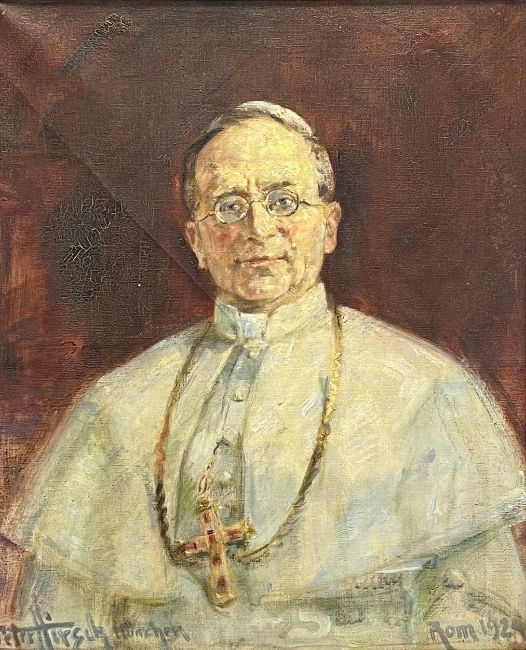 Peter Hirsch | Portrait of Pope Pius XI (1924) | MutualArt