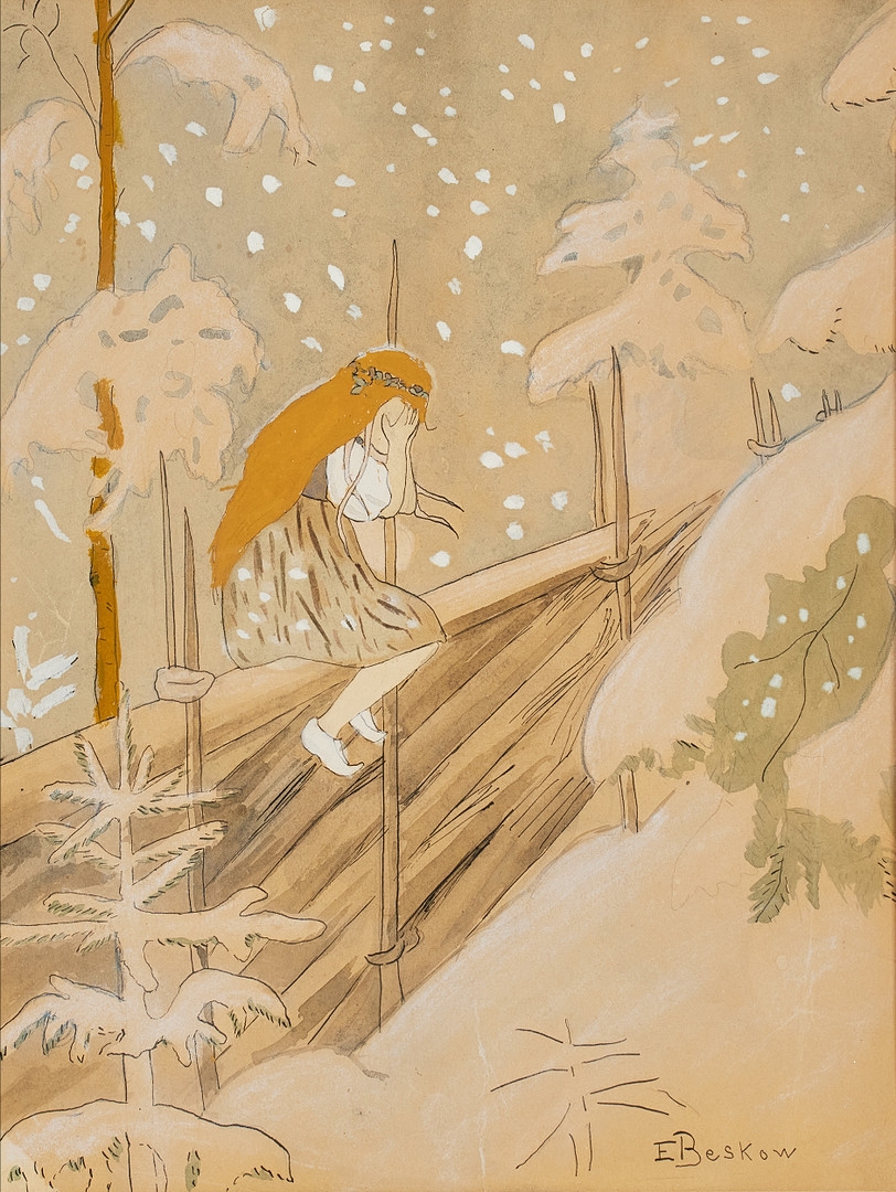 Elsa Beskow | Juli | MutualArt