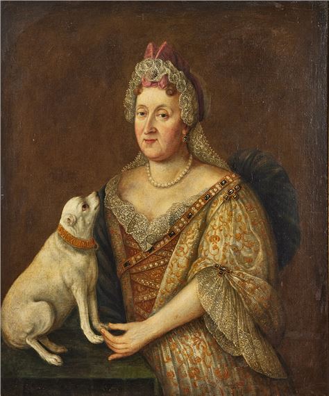Austrian School, 17th Century | Portrait of countess Esther Juliane ...
