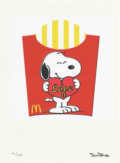 Brain Roy | Cornet McDo Snoopy | MutualArt