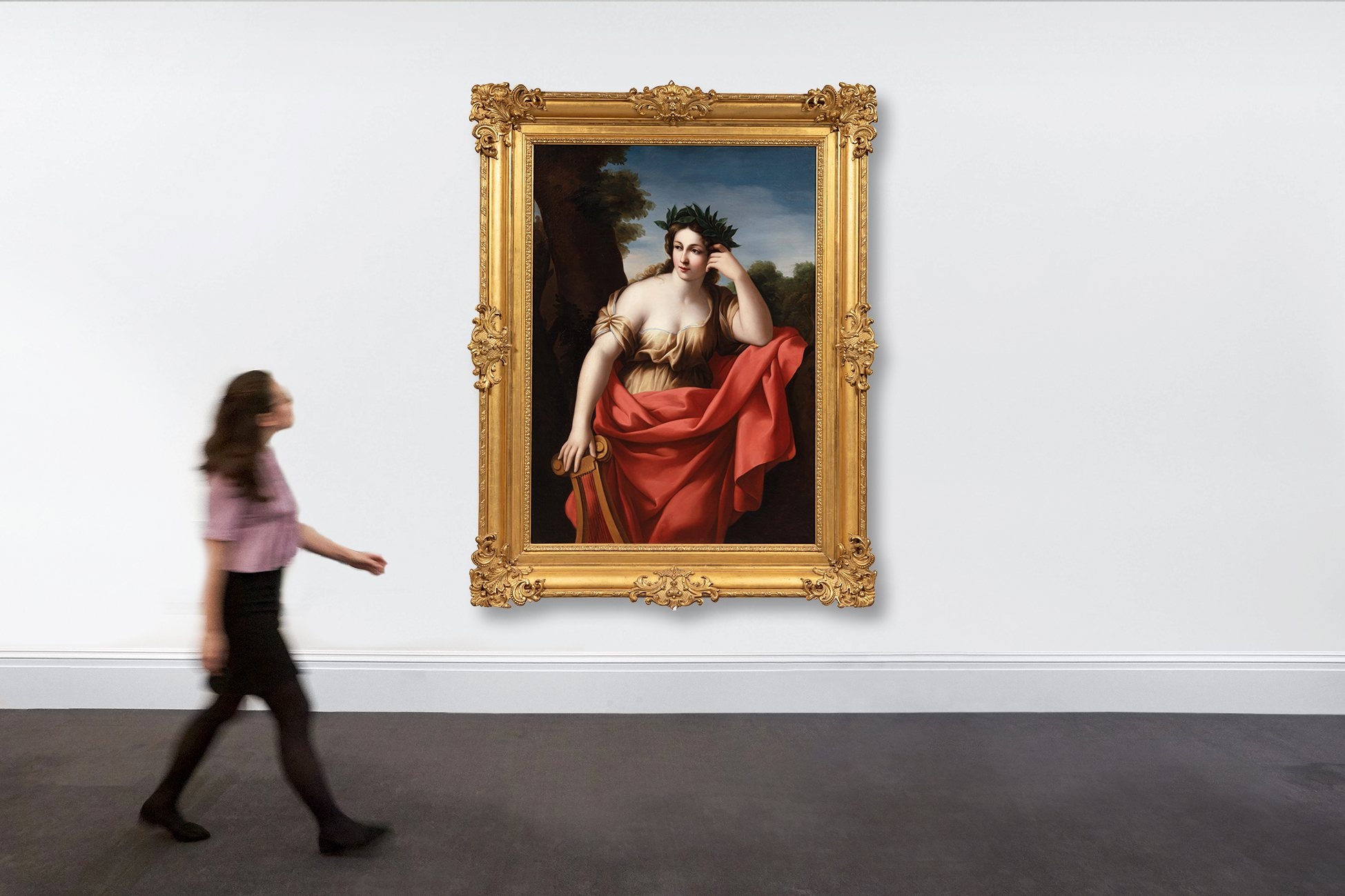 Italian School, 18th Century | La muse Erato (Circa 1700) | MutualArt