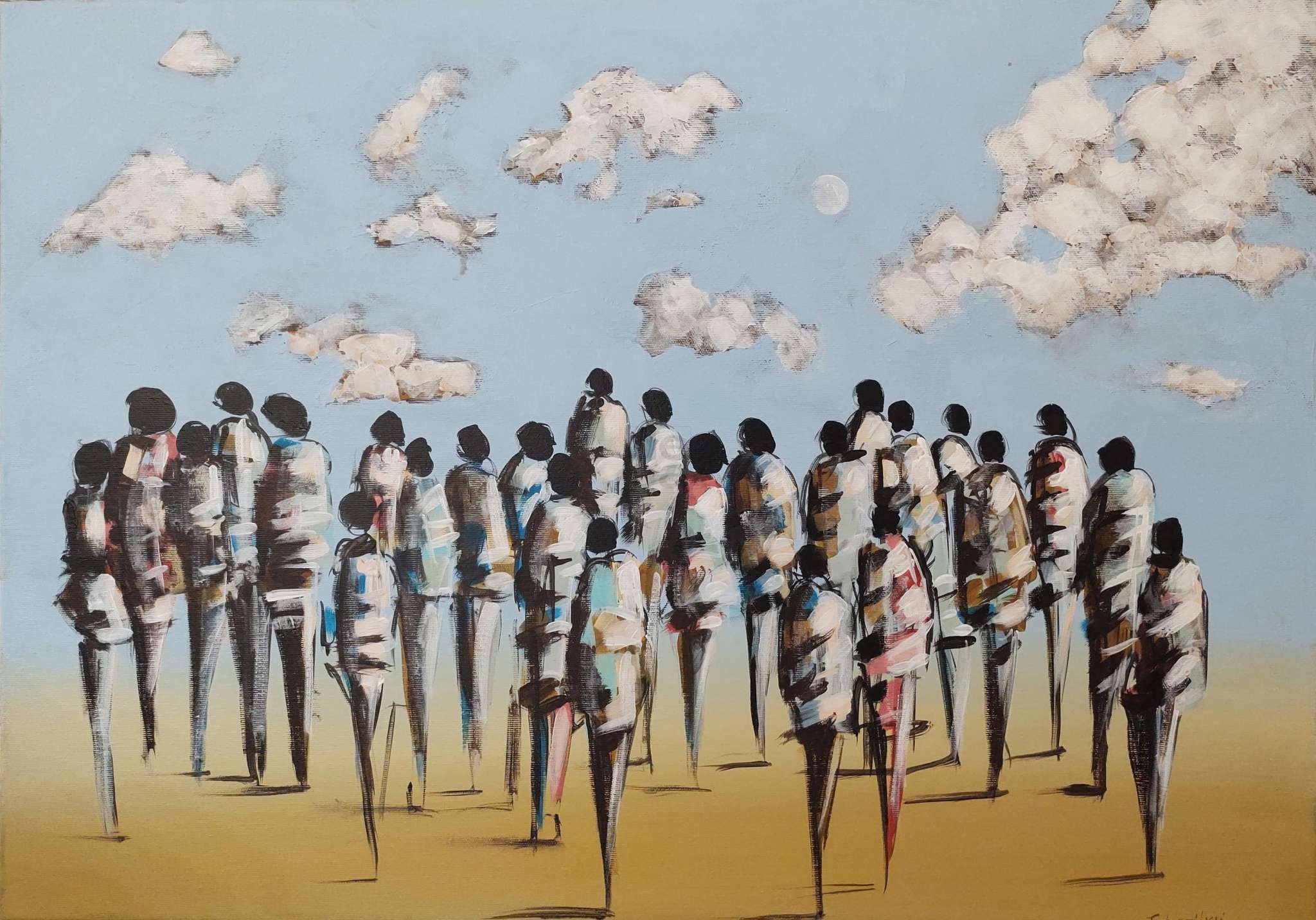 Filip Łoziński | LUDZIE NA PLAŻY (2023) | MutualArt