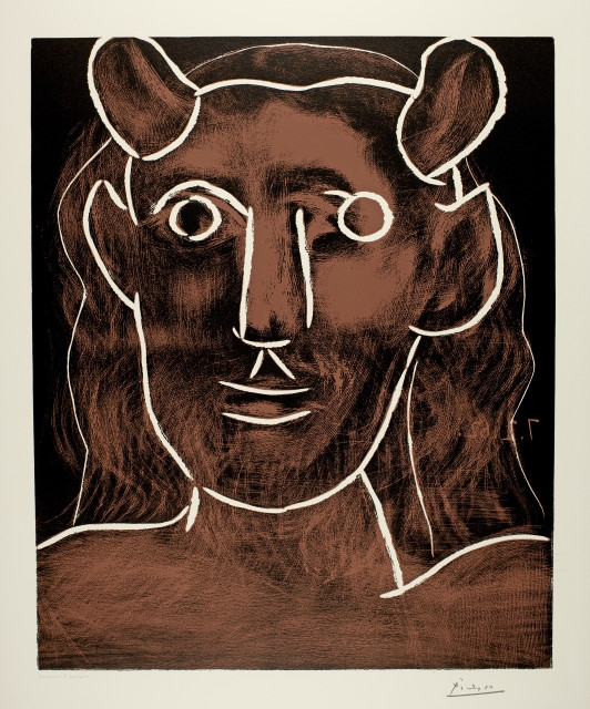 Pablo Picasso | Tête de faune (1962) | MutualArt