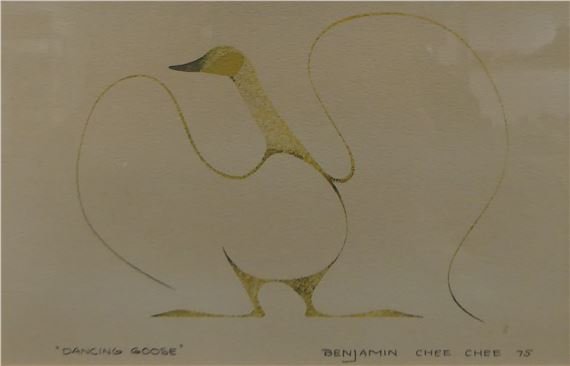 Benjamin Chee Chee | - Dancing Goose | MutualArt