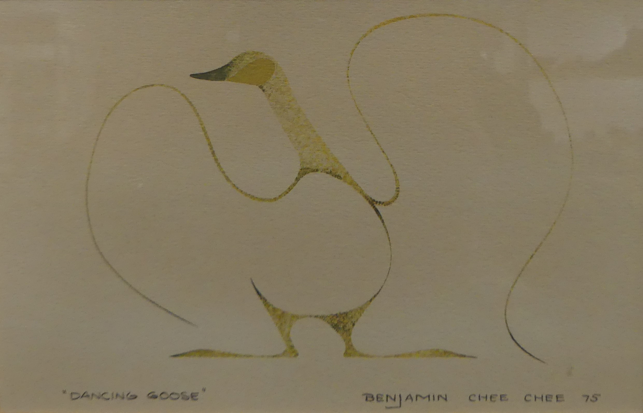 Benjamin Chee Chee | - Dancing Goose | MutualArt