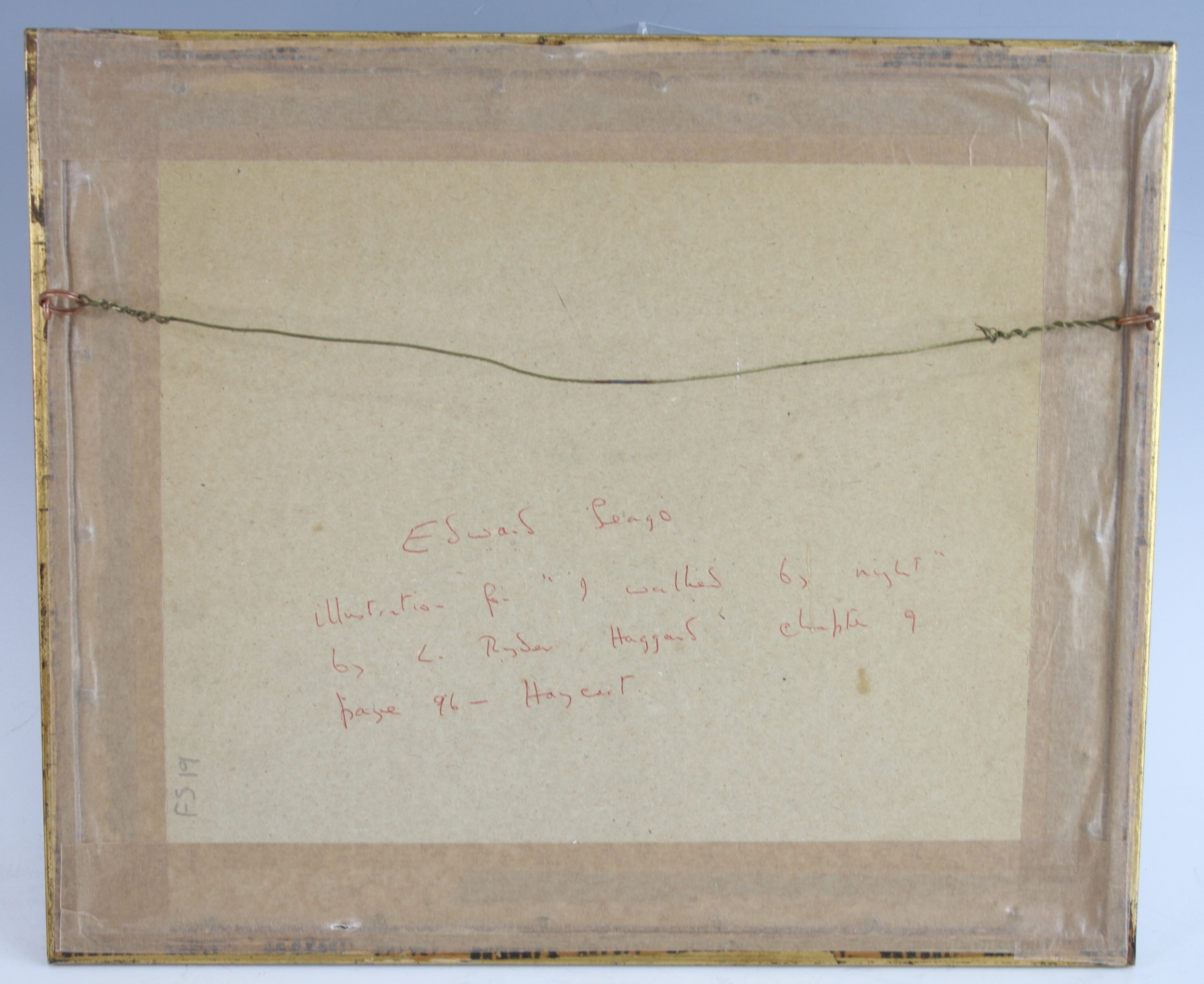 Edward Brian Seago | - pencil drawing book illustration for I Walked by ...