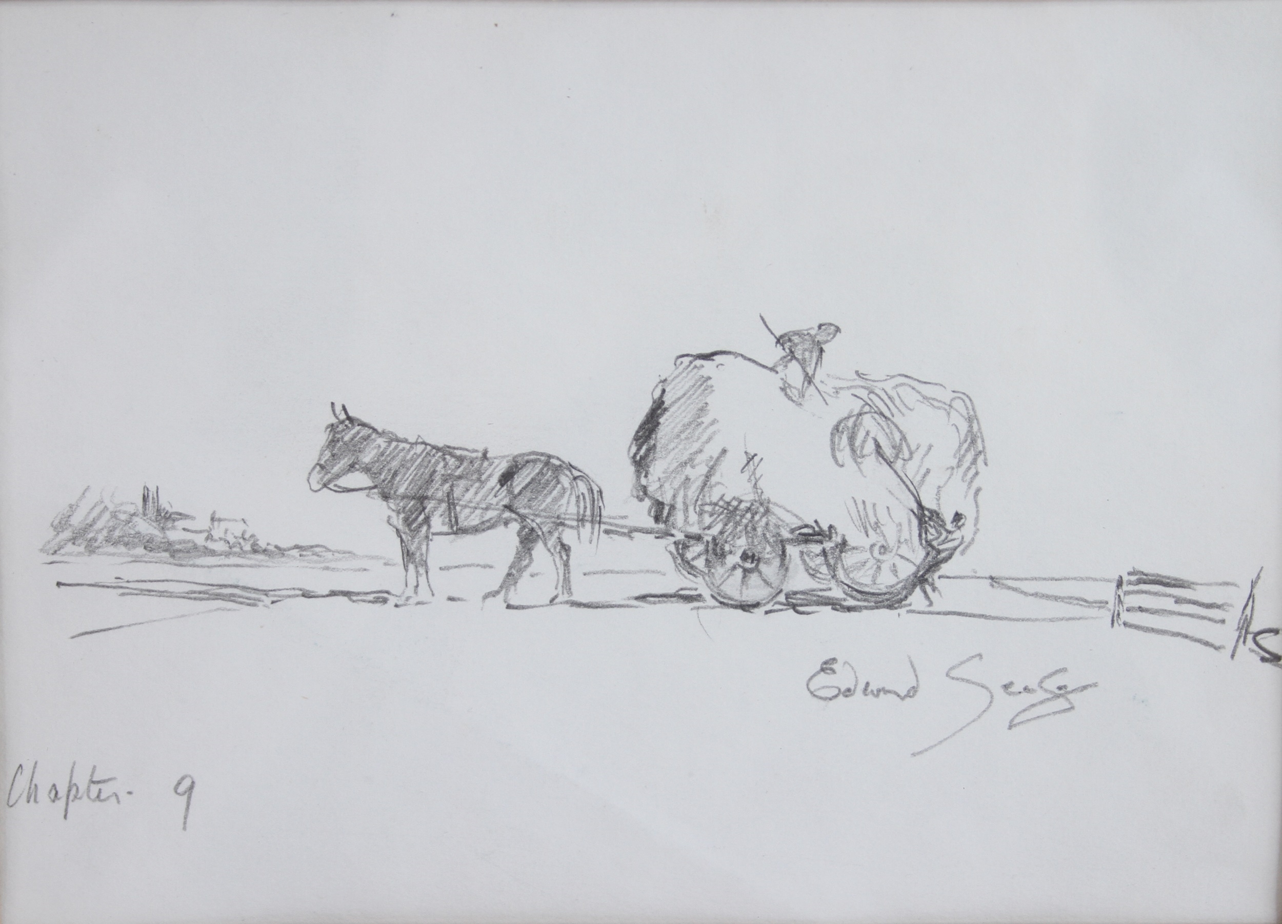 Edward Brian Seago | - pencil drawing book illustration for I Walked by ...