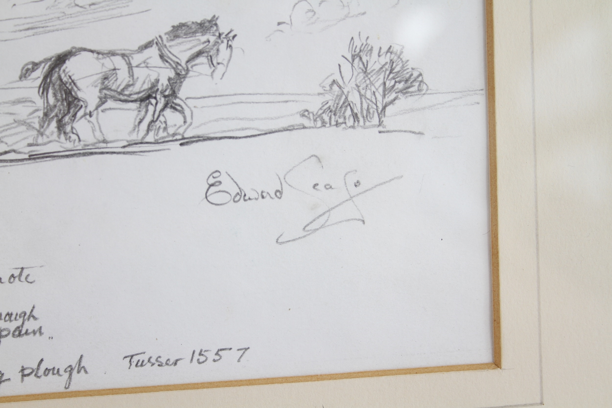 Edward Brian Seago | - pencil drawing book illustration for I Walked by ...