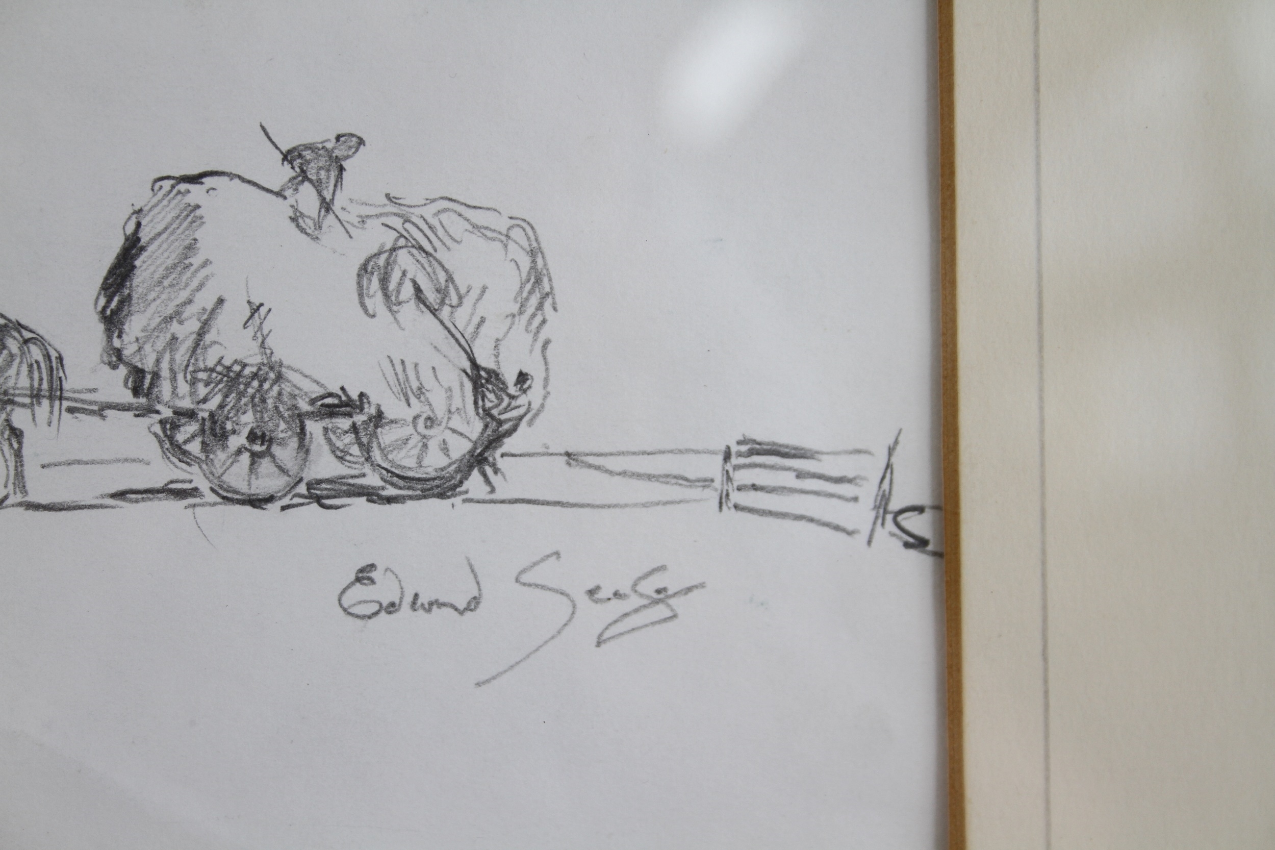 Edward Brian Seago | - pencil drawing book illustration for I Walked by ...