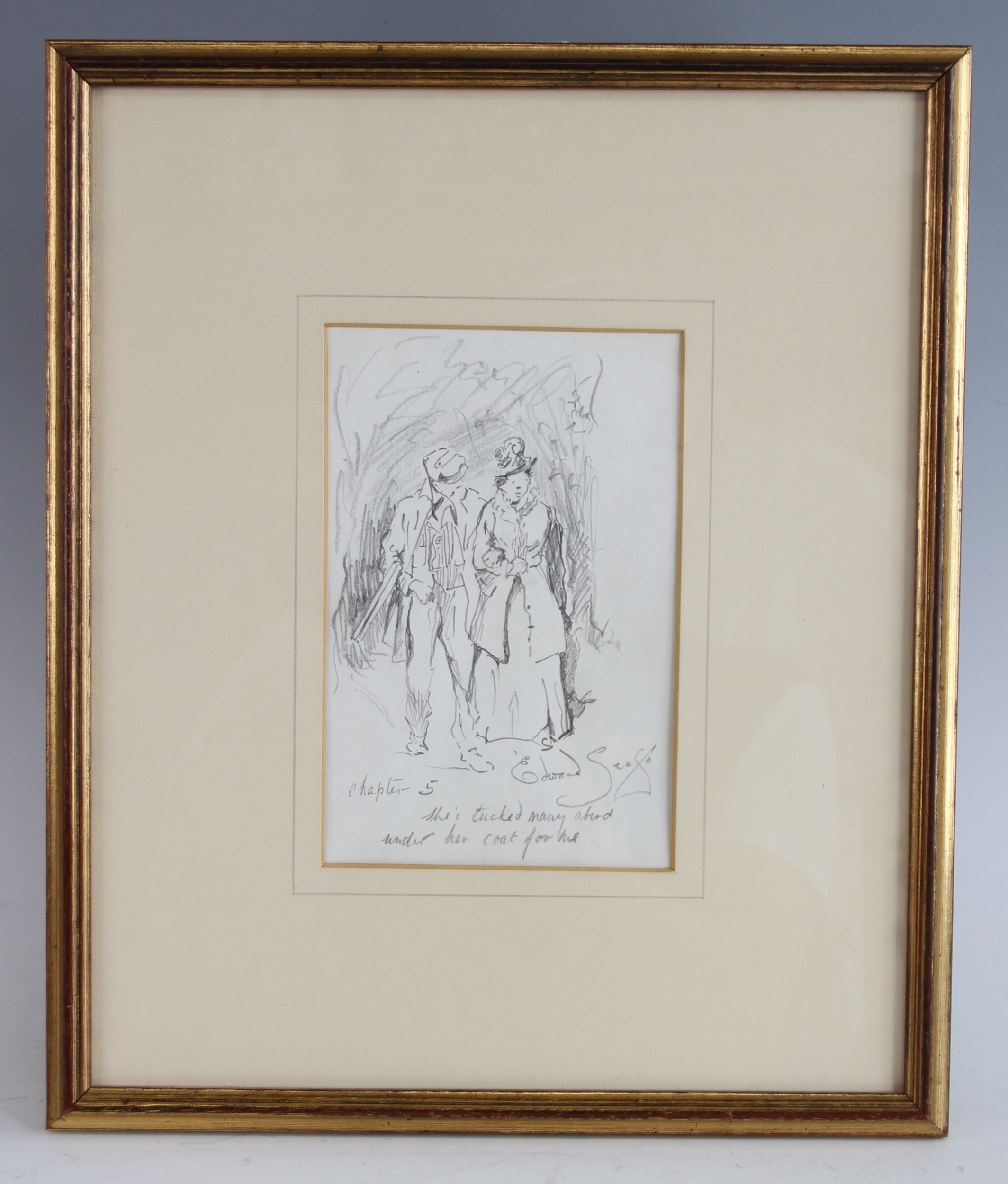 Edward Brian Seago | - pencil drawing book illustration for I Walked by ...