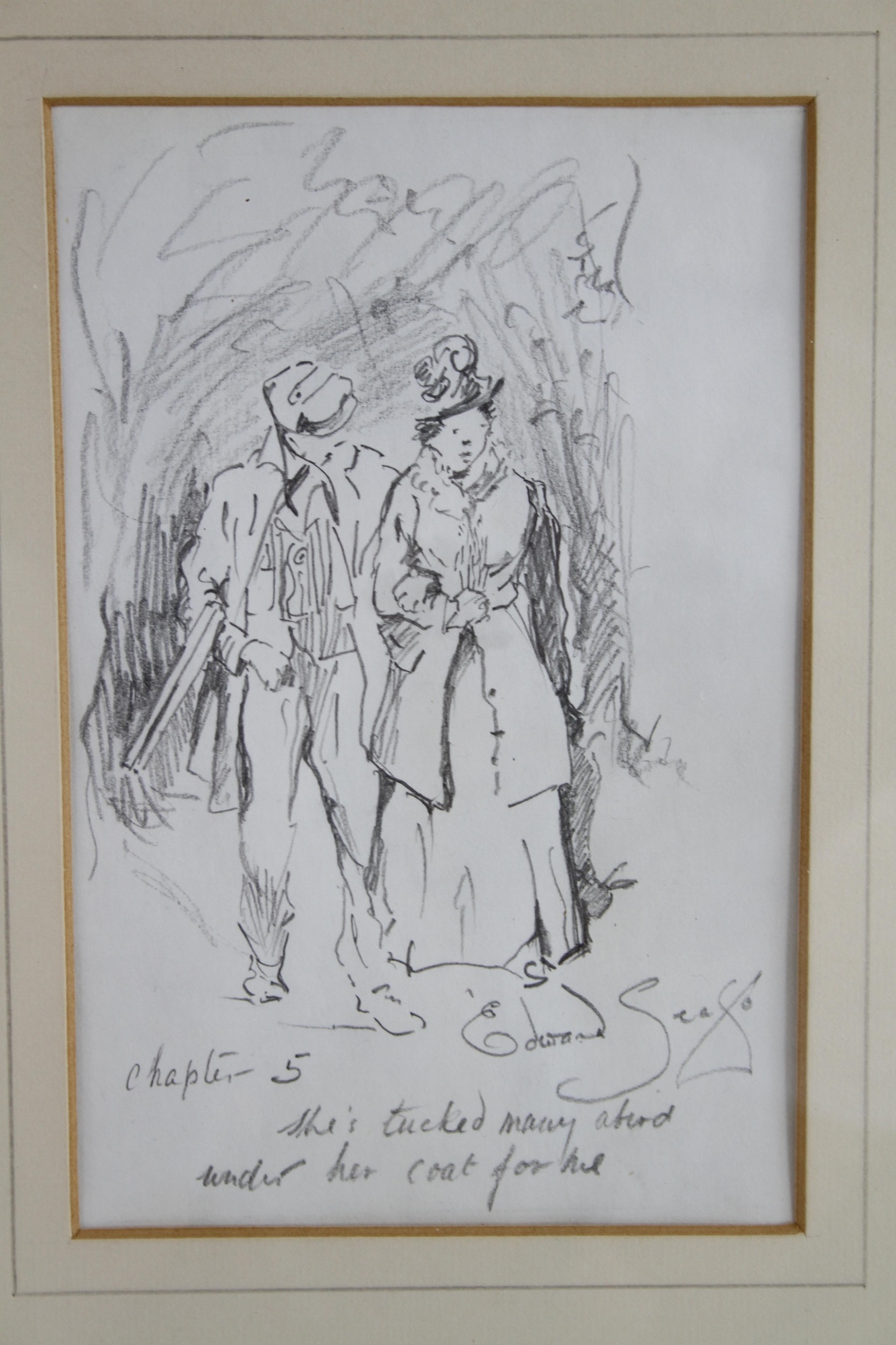 Edward Brian Seago | - pencil drawing book illustration for I Walked by ...