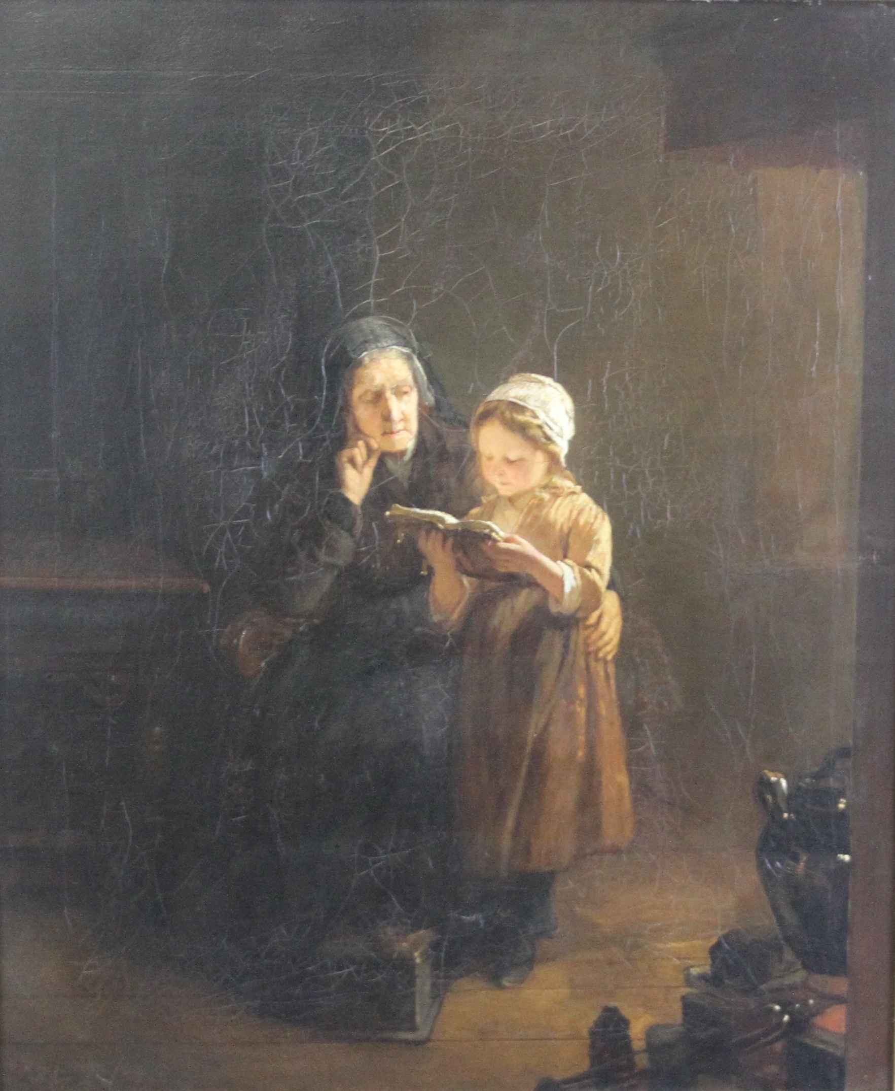 Kate Bisschop-Swift | - The reading lesson | MutualArt
