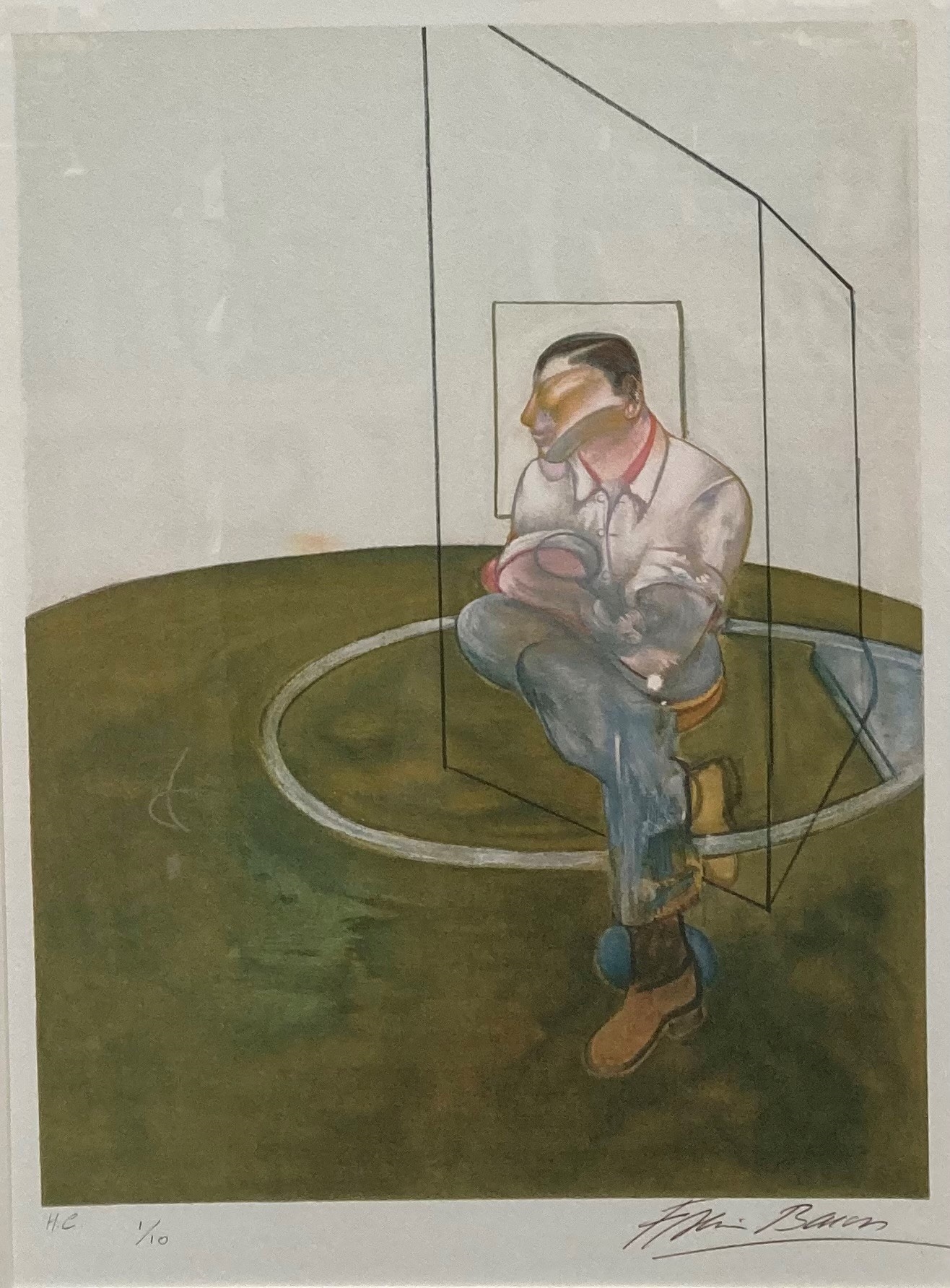 Francis Bacon | - Portrait of John Edwards (1986) (1986) | MutualArt