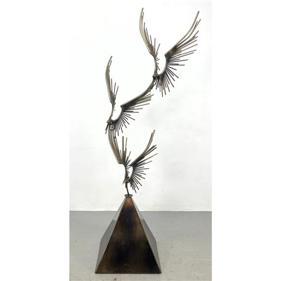 Curtis Jeré | Three Birds in Flight | MutualArt