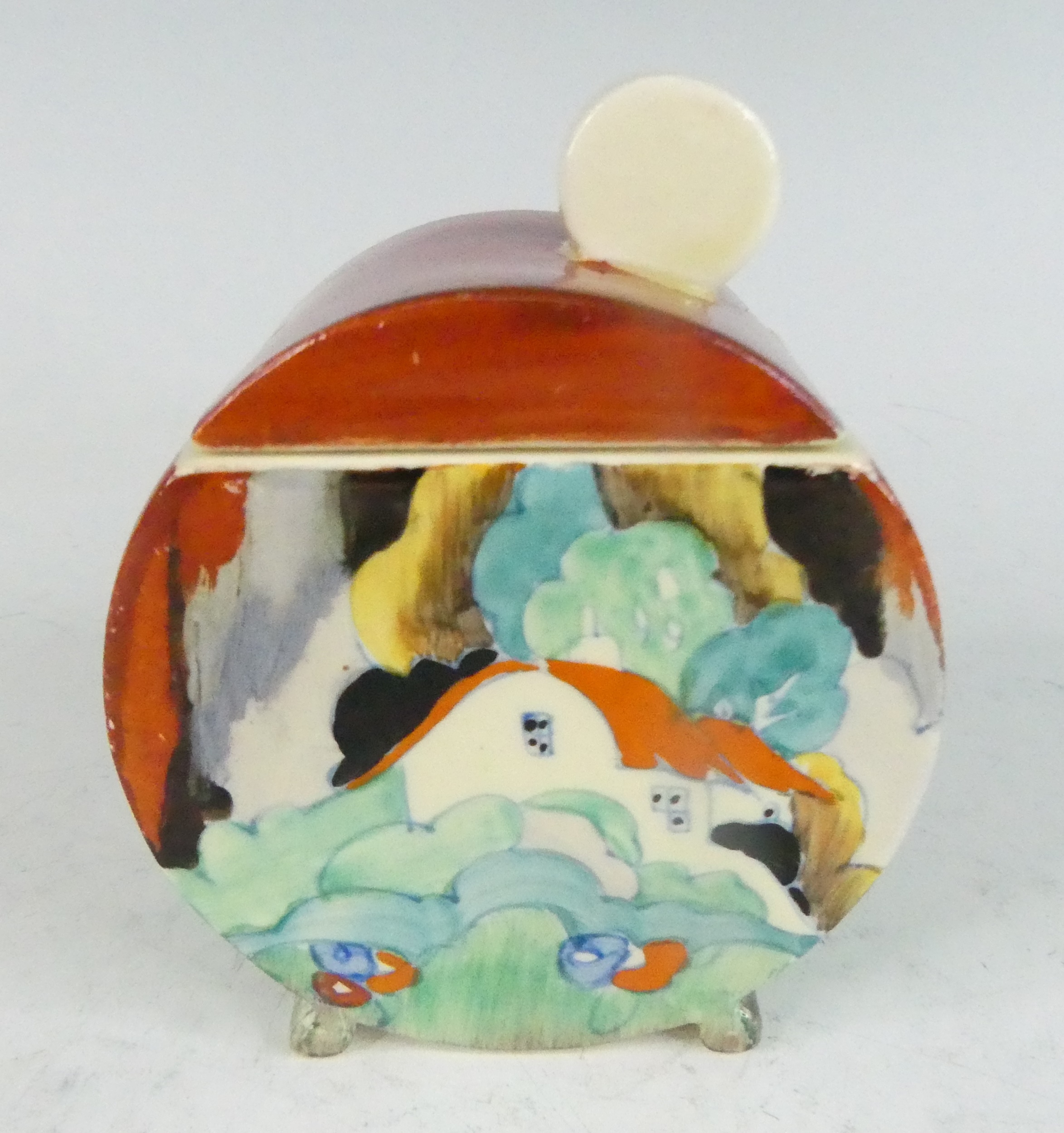 Clarice Cliff | A 1930s Clarice Cliff Forest Glen pattern pottery ...