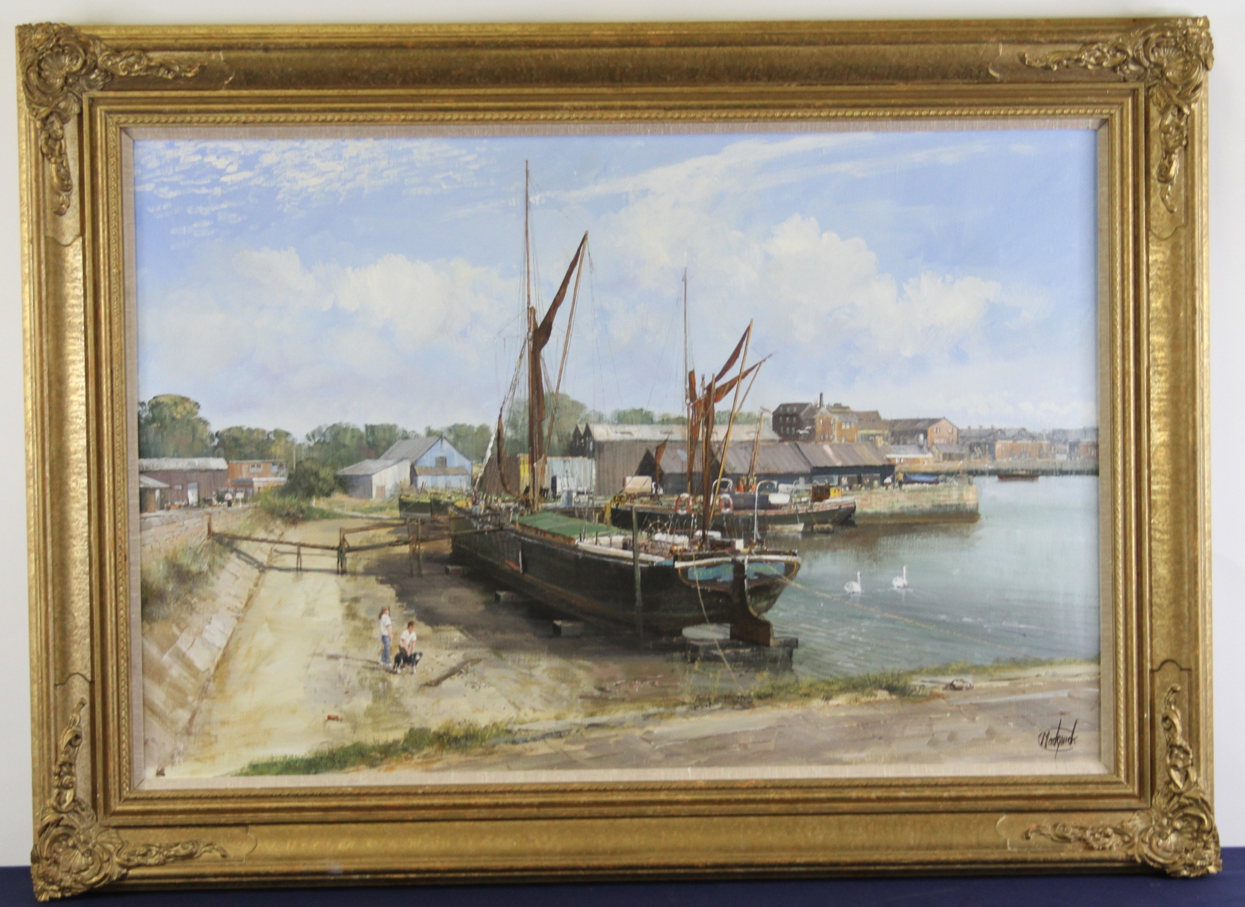 Clive Madgwick | - 'Ethel May' Ipswich Docks | MutualArt