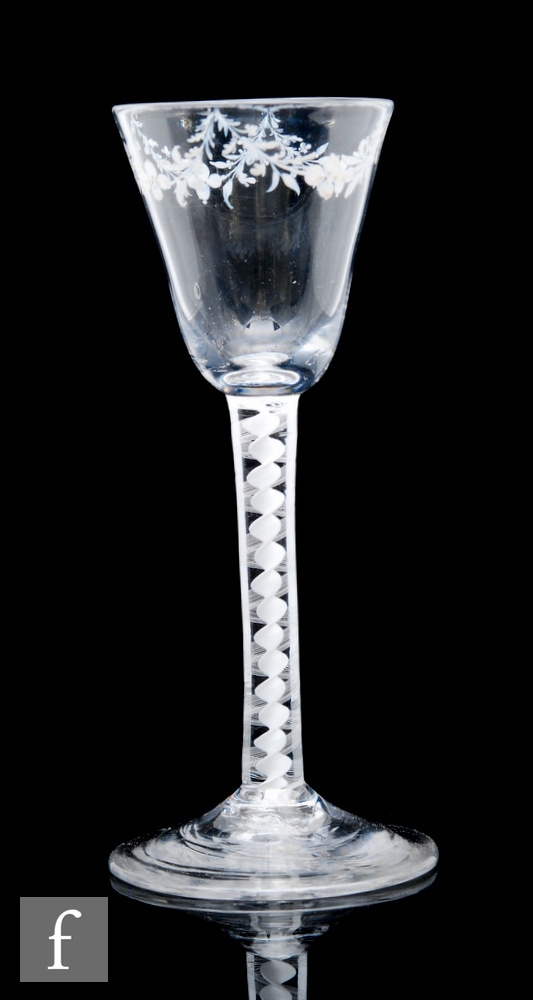 William Beilby | An 18th Century drinking glass circa 1765 (Circa 1765 ...