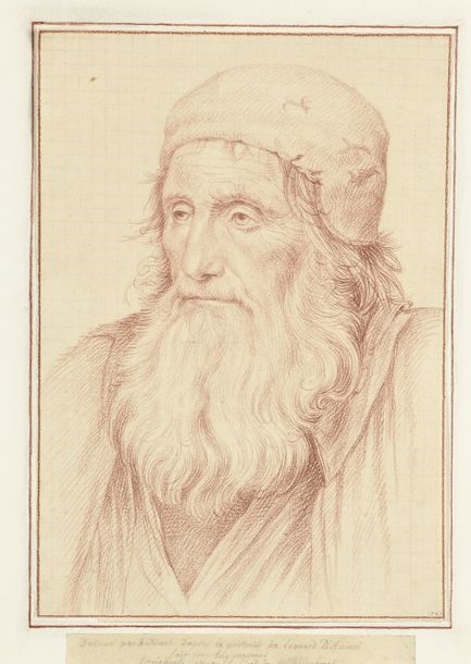 Bernard Picart | Portrait of Leonardo da Vinci (1728) | MutualArt