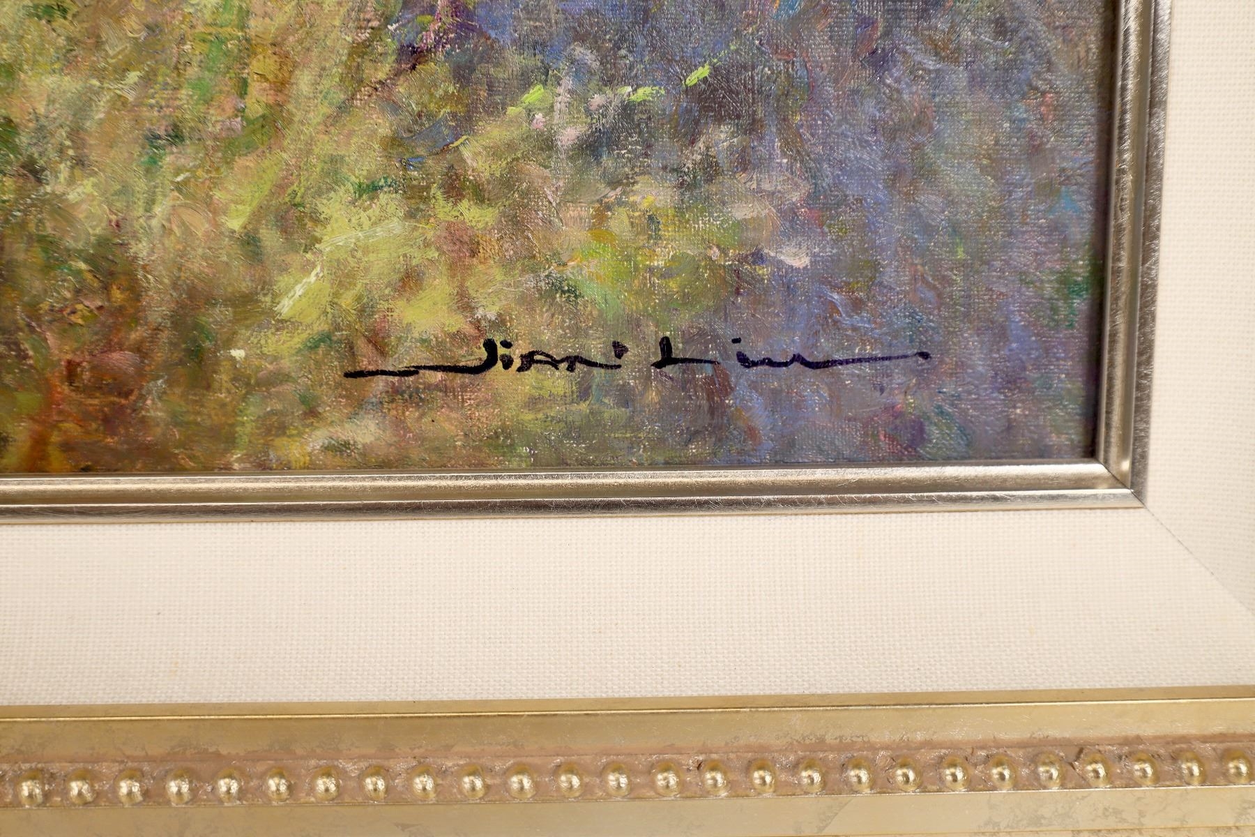 Jian Liu | Iris in Dappled Shade by Liu | MutualArt