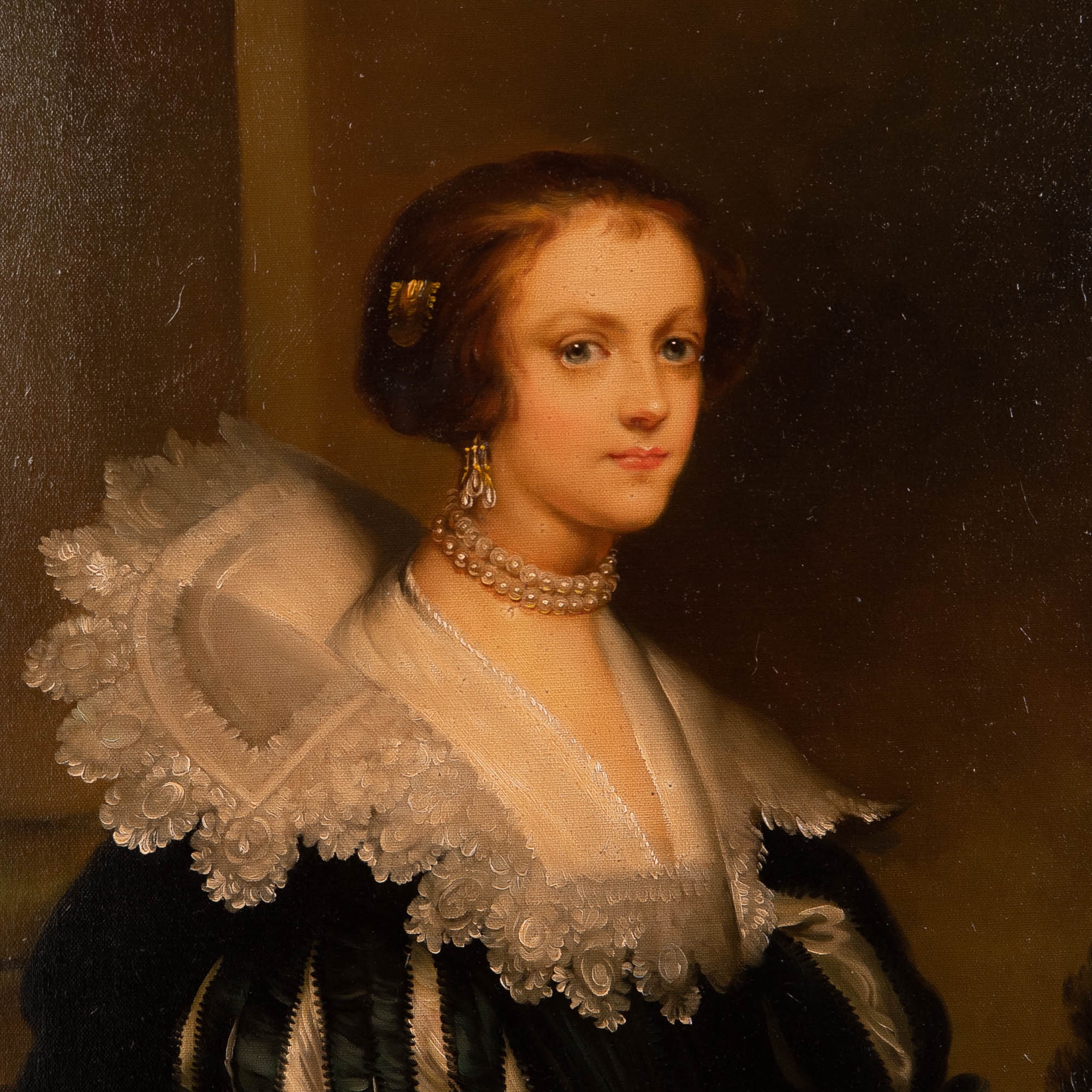 Anthony van Dyck | Portrait of Anna Wake | MutualArt