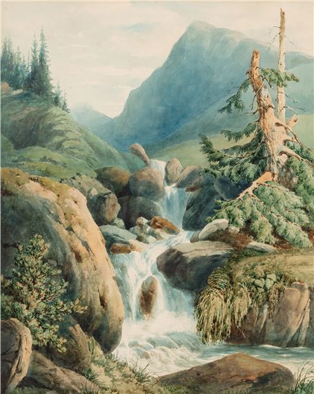 Alexandre Calame | Torrent au Chamossaire | MutualArt