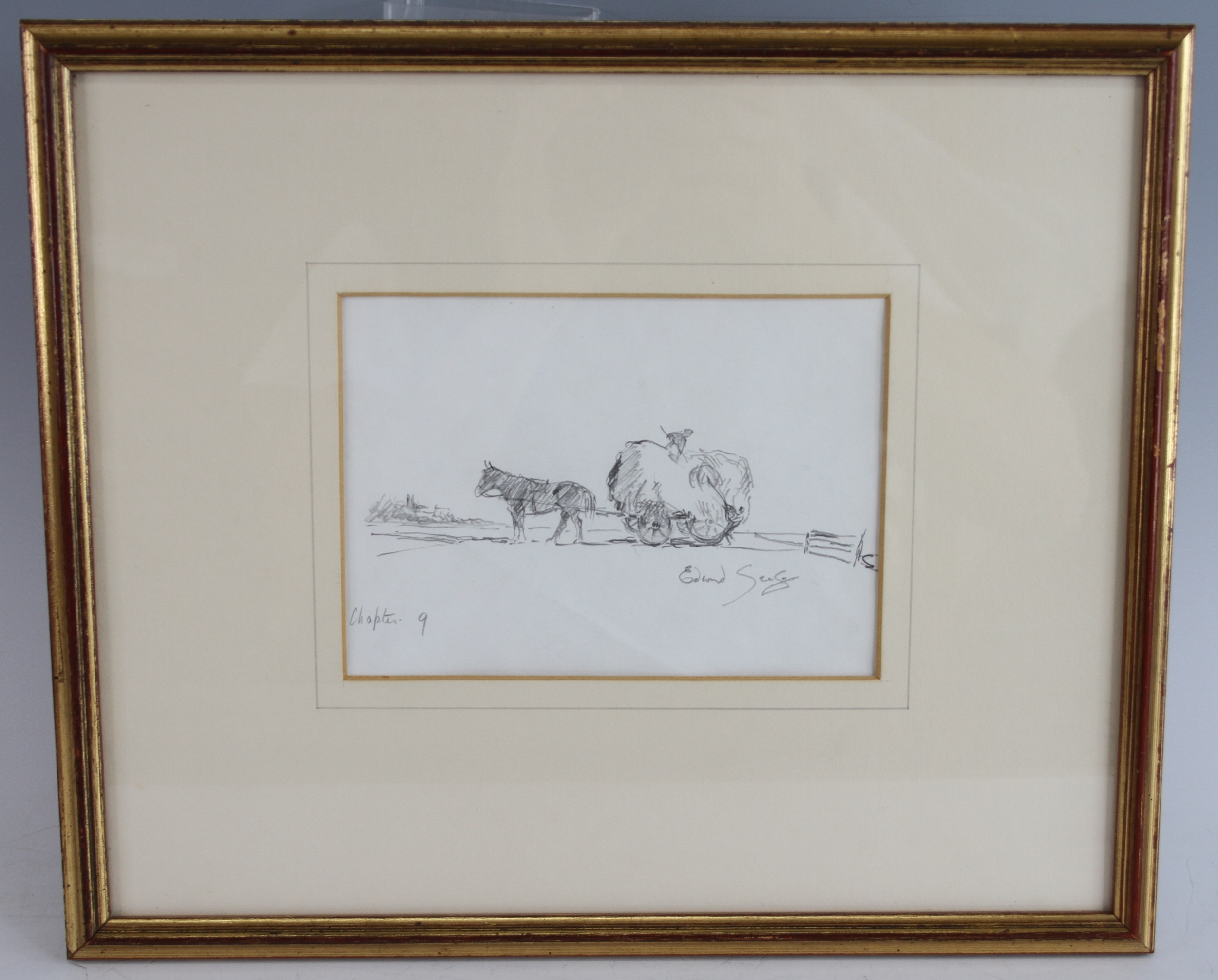 Edward Brian Seago | - pencil drawing book illustration for I Walked by ...