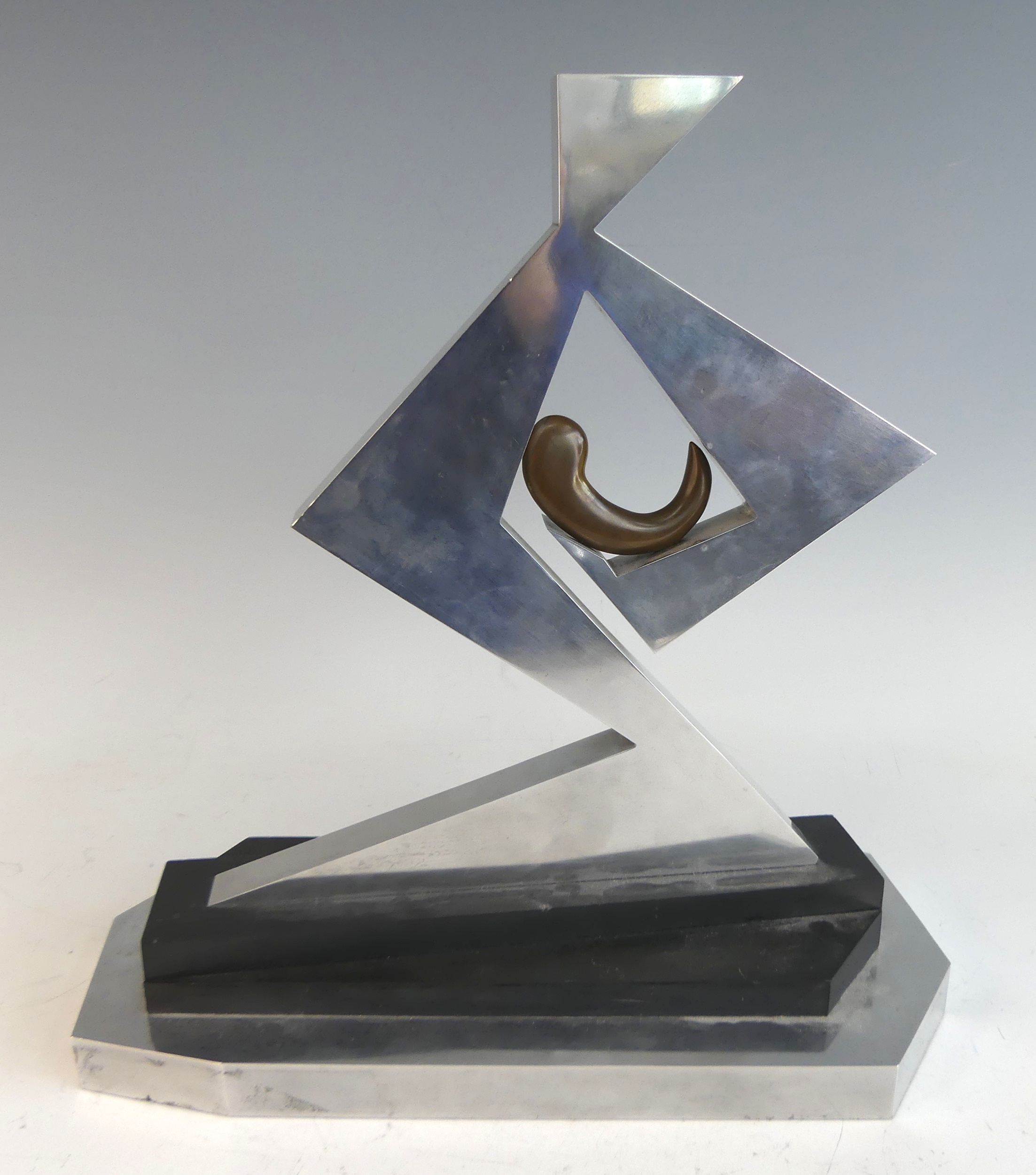 Gordon Allen | a contemporary abstract aluminium and bronze sculpture ...