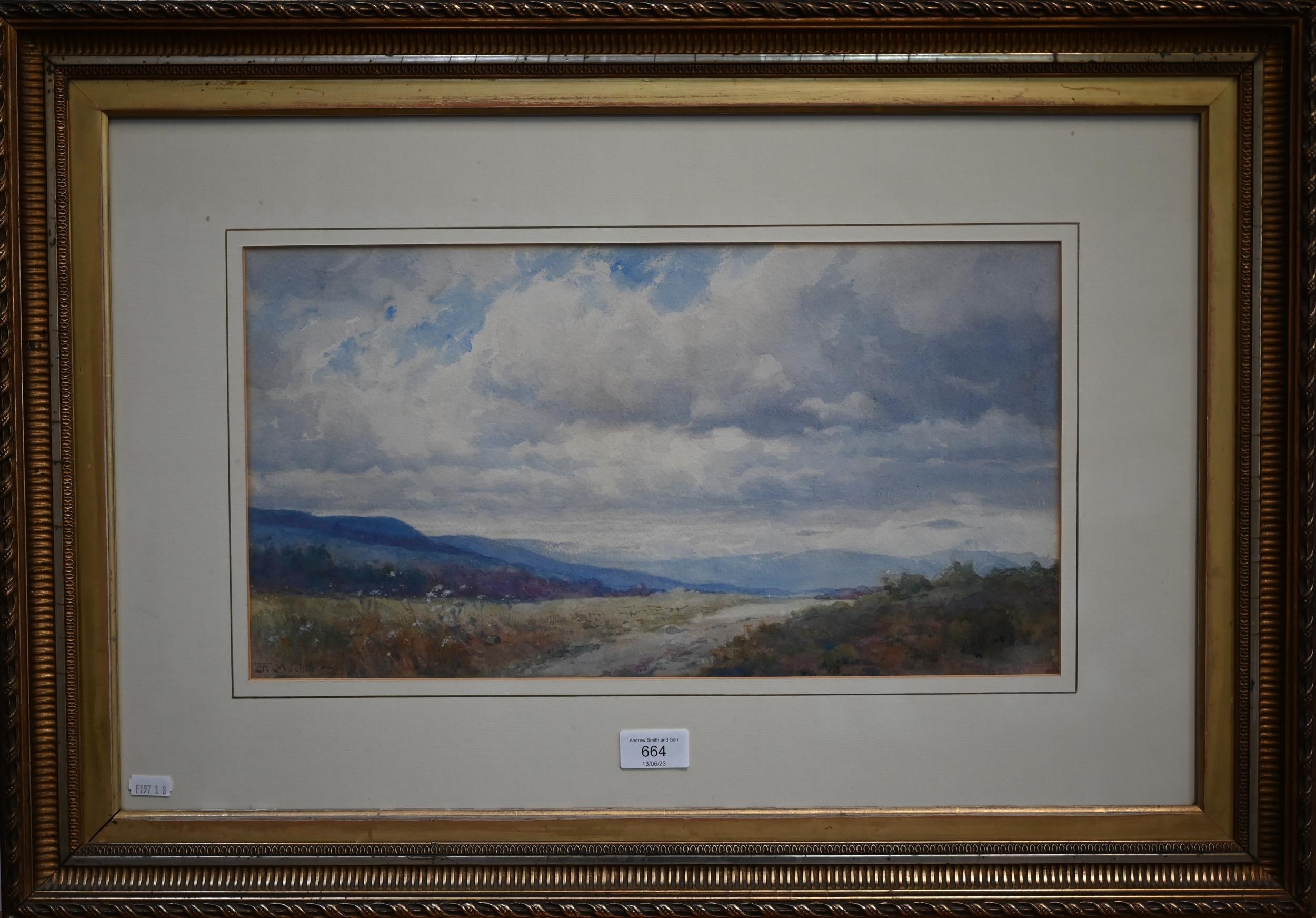 Angelo Fairfax Muckley | Moorland view | MutualArt