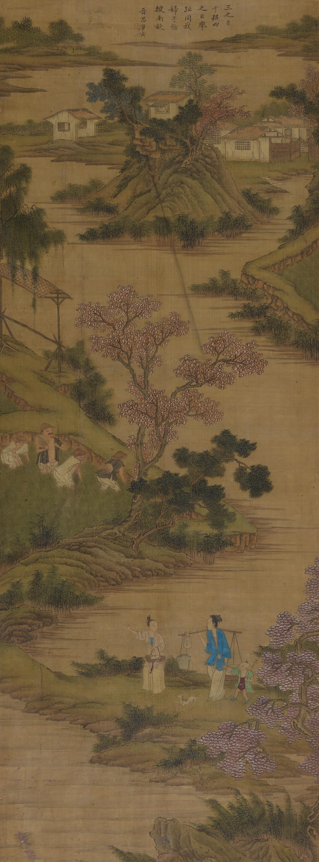 Tang Yin | Tilling and Weaving | MutualArt