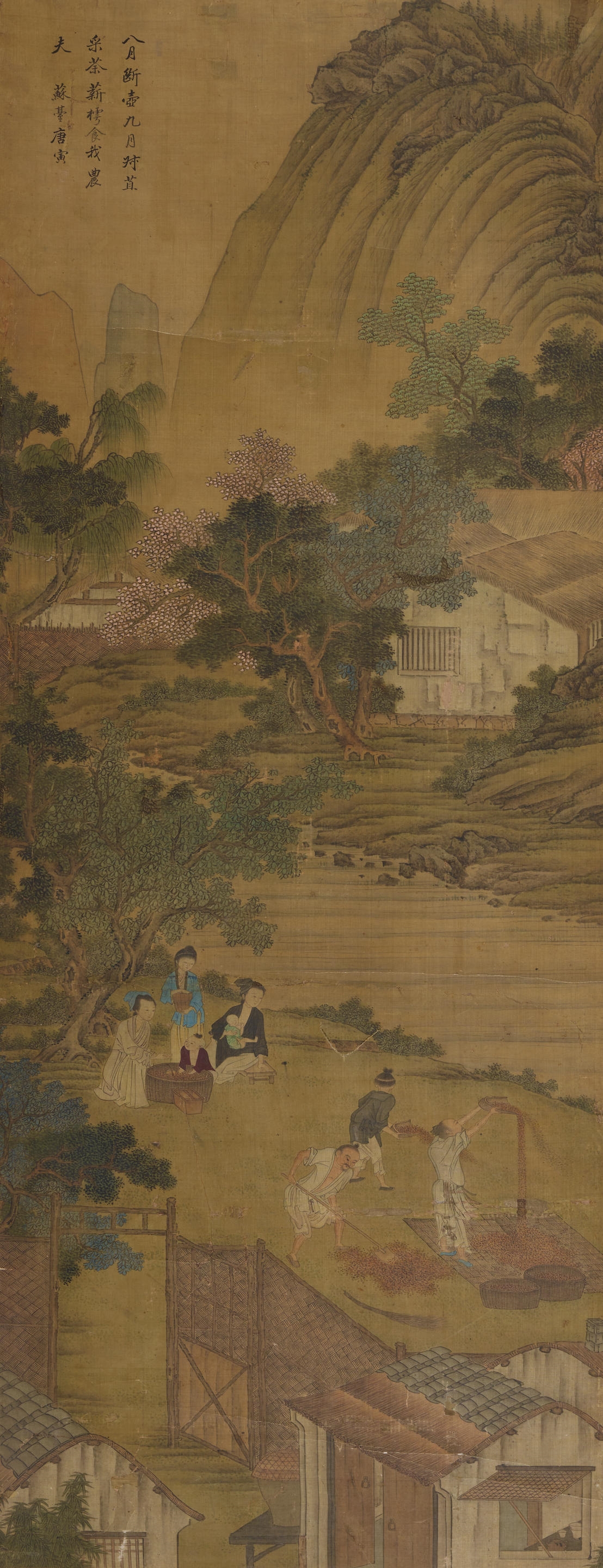 Tang Yin | Tilling and Weaving | MutualArt