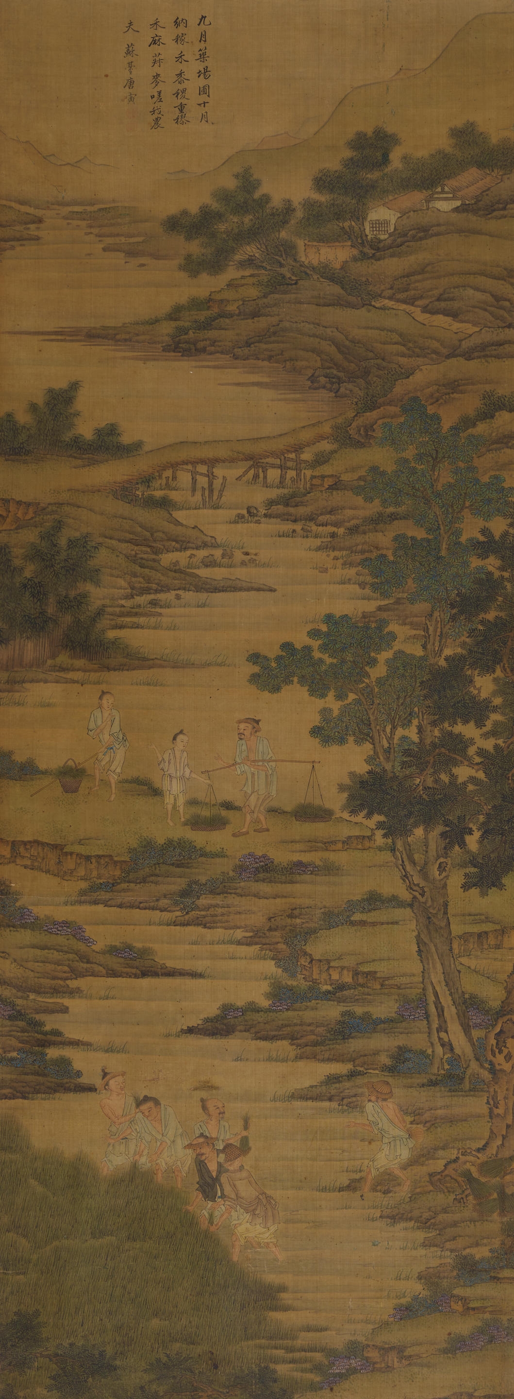 Tang Yin | Tilling and Weaving | MutualArt