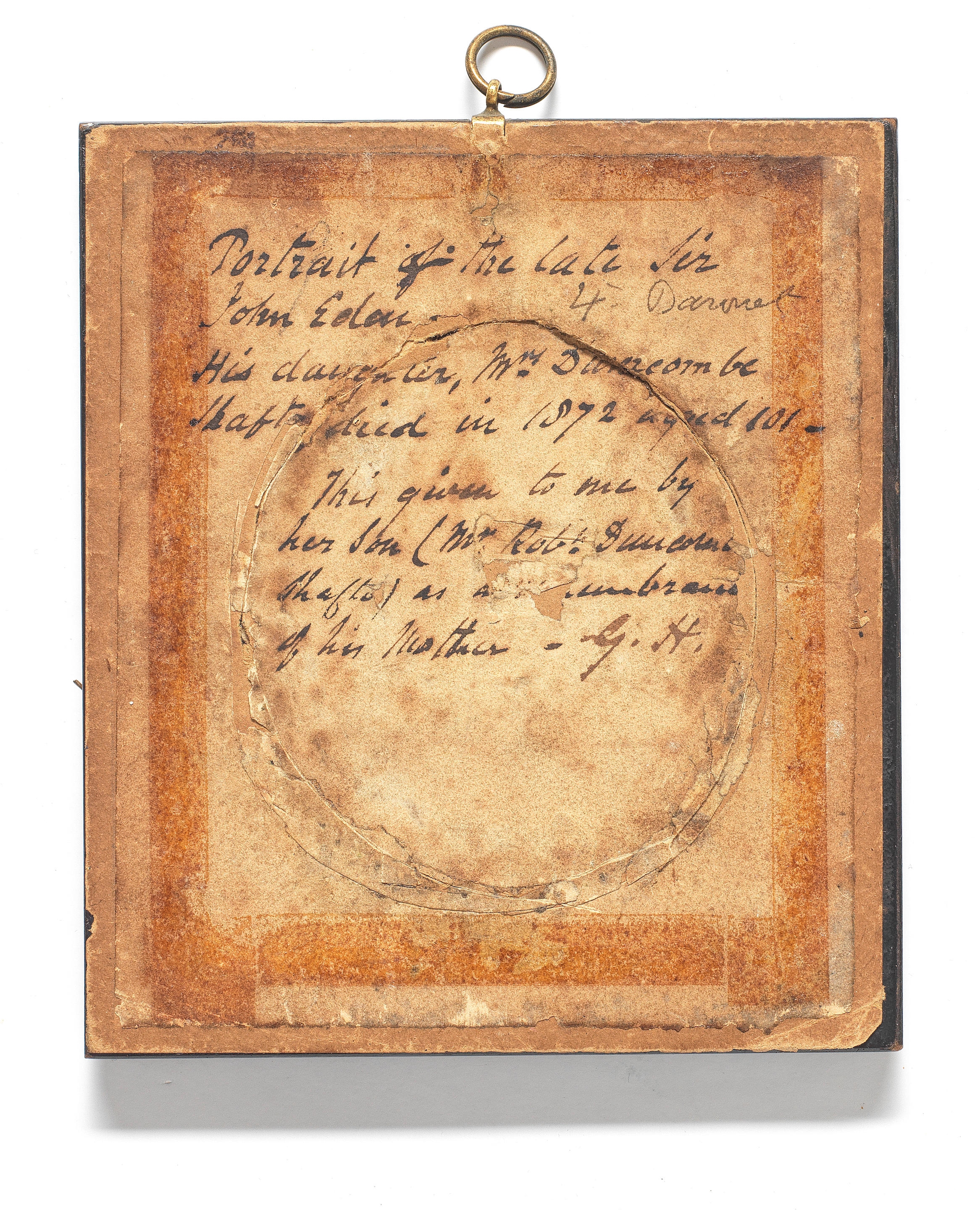 Edward Miles | A portrait miniature of Sir John Eden, 4th Baronet (1740 ...