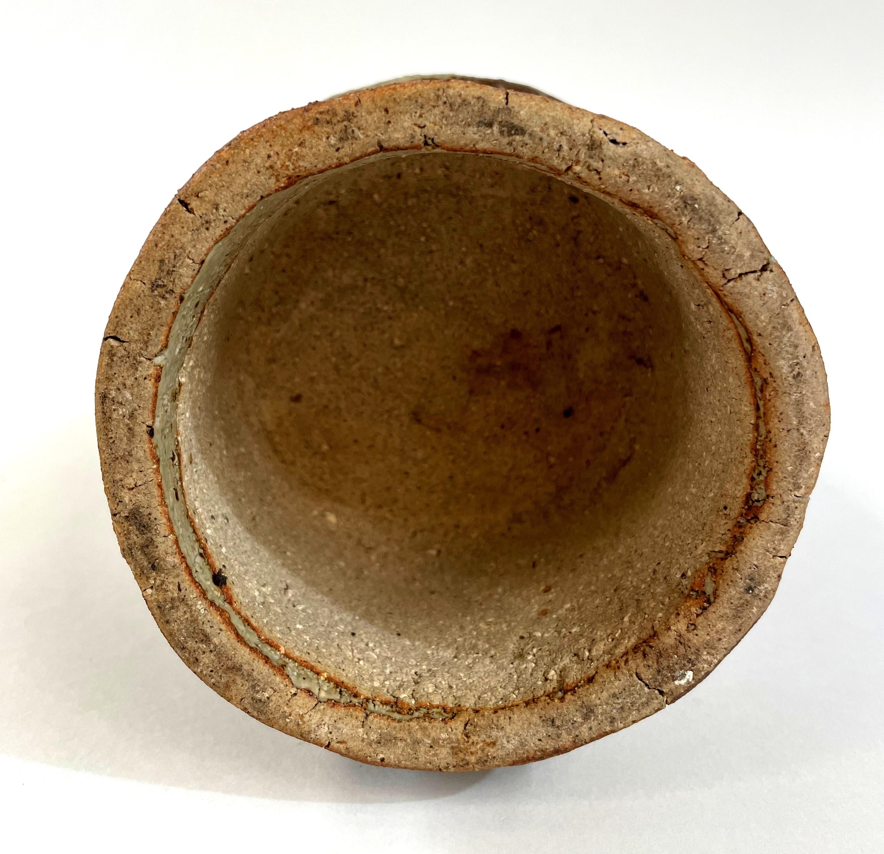 Bernard Sahm | Cylindrical Brutalist Vase | MutualArt