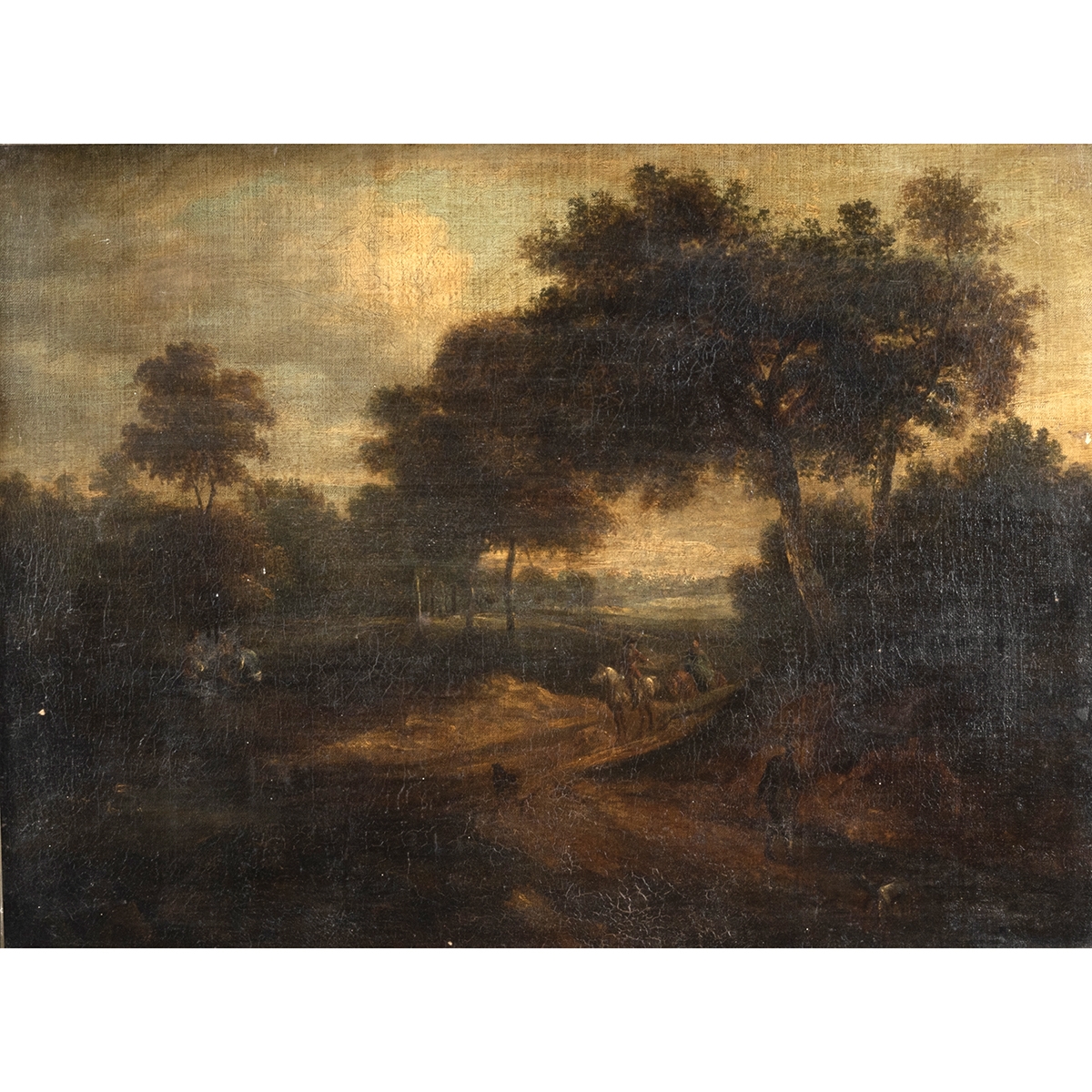 Jan Wijnants | WEITE LANDSCHAFT MIT VIEHHERDE | MutualArt