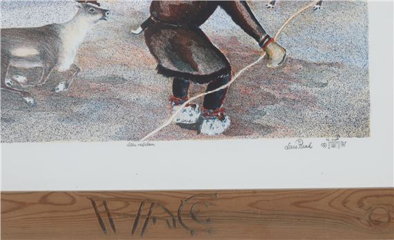 Lars Pirak | Same med renar | MutualArt