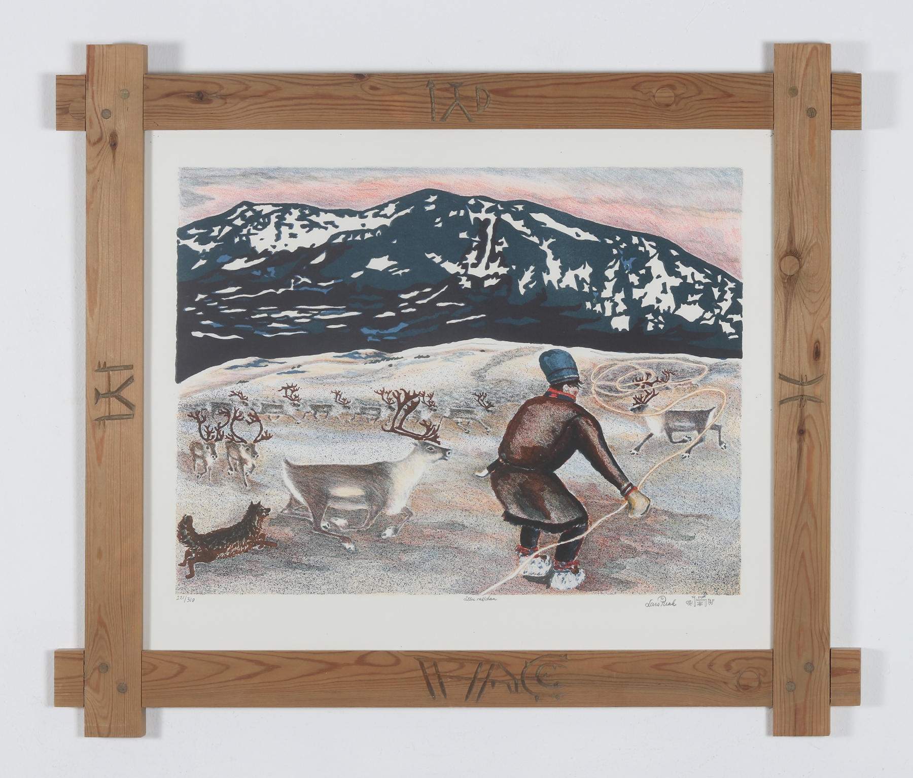 Lars Pirak | Same med renar | MutualArt