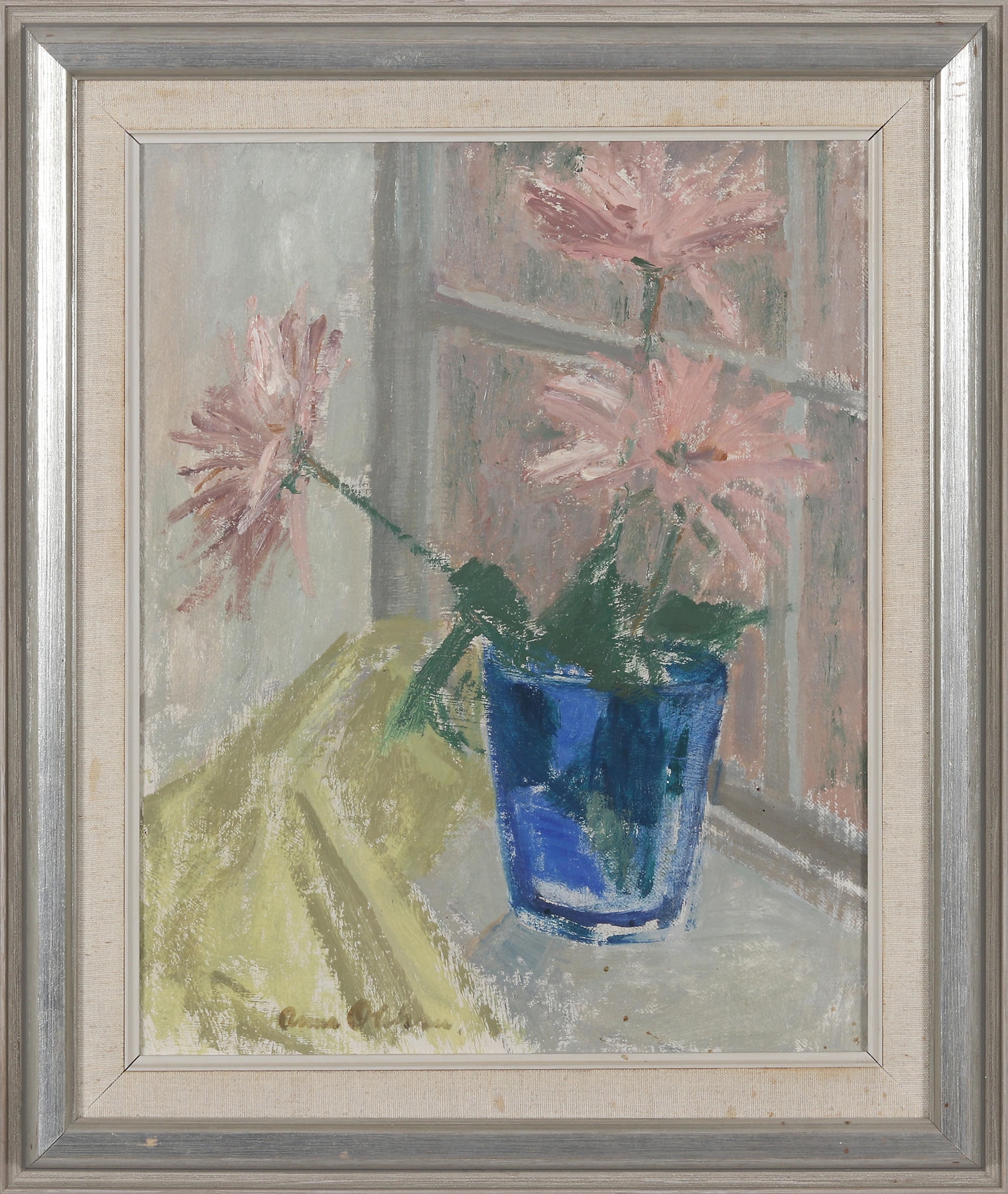 Anna Therese Olson | Stilleben med blommor i vas | MutualArt