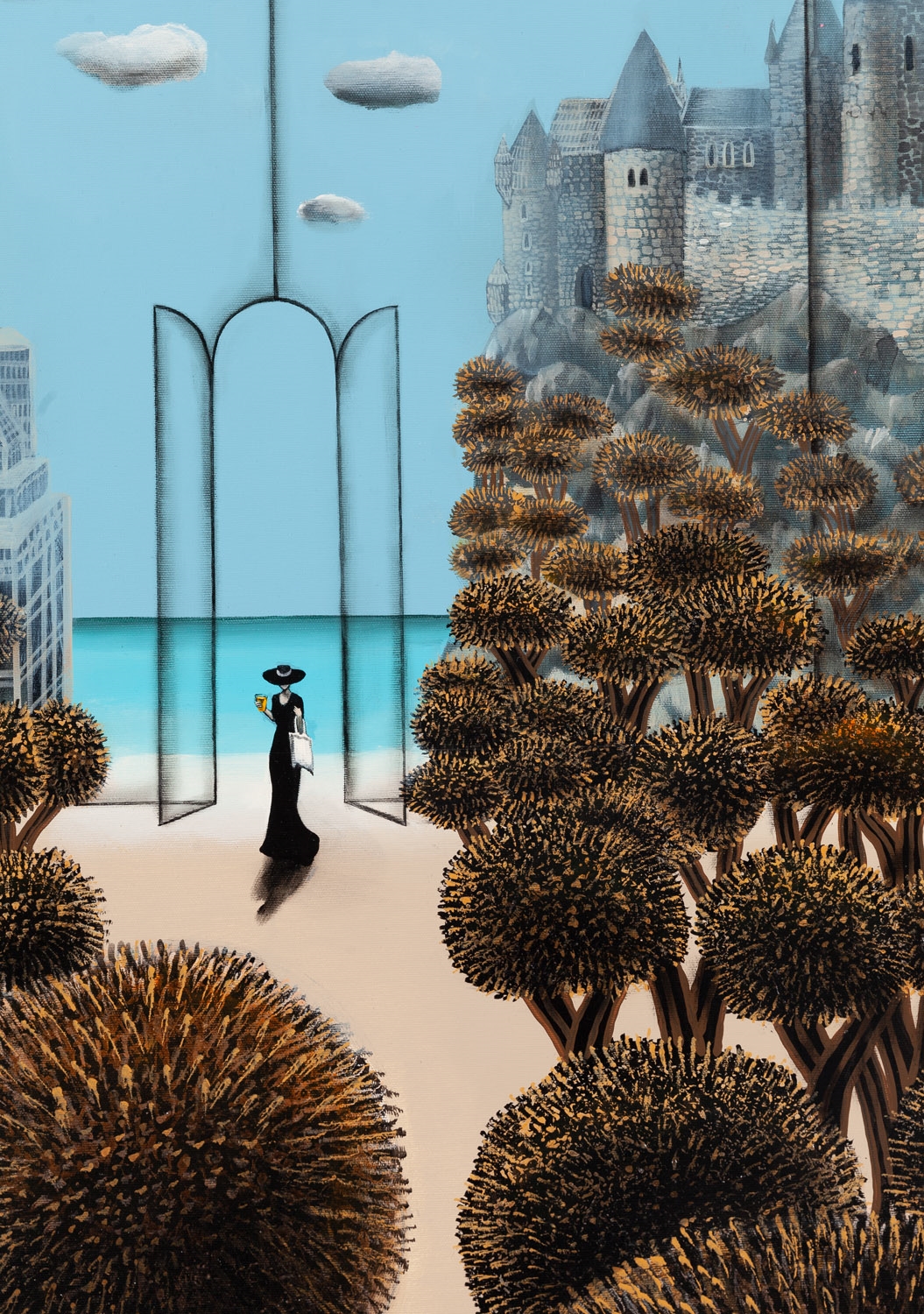 Agata Padol | Girl with Orange Juice (2023) | MutualArt