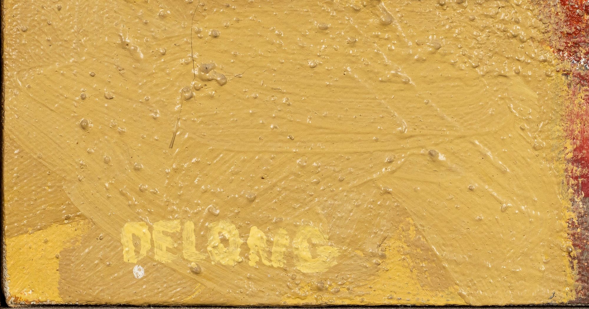 David Delong | Figure with Red and Blue Drape | MutualArt