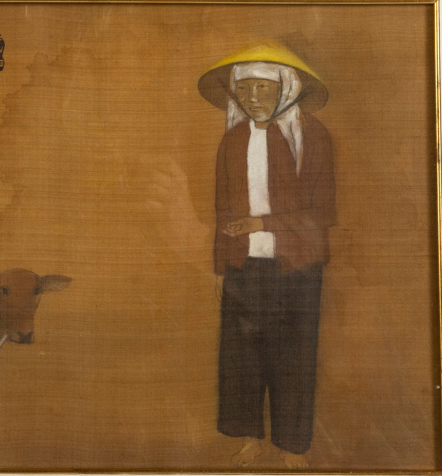 Nguyen Tuan | Figure and Cows (1999) | MutualArt