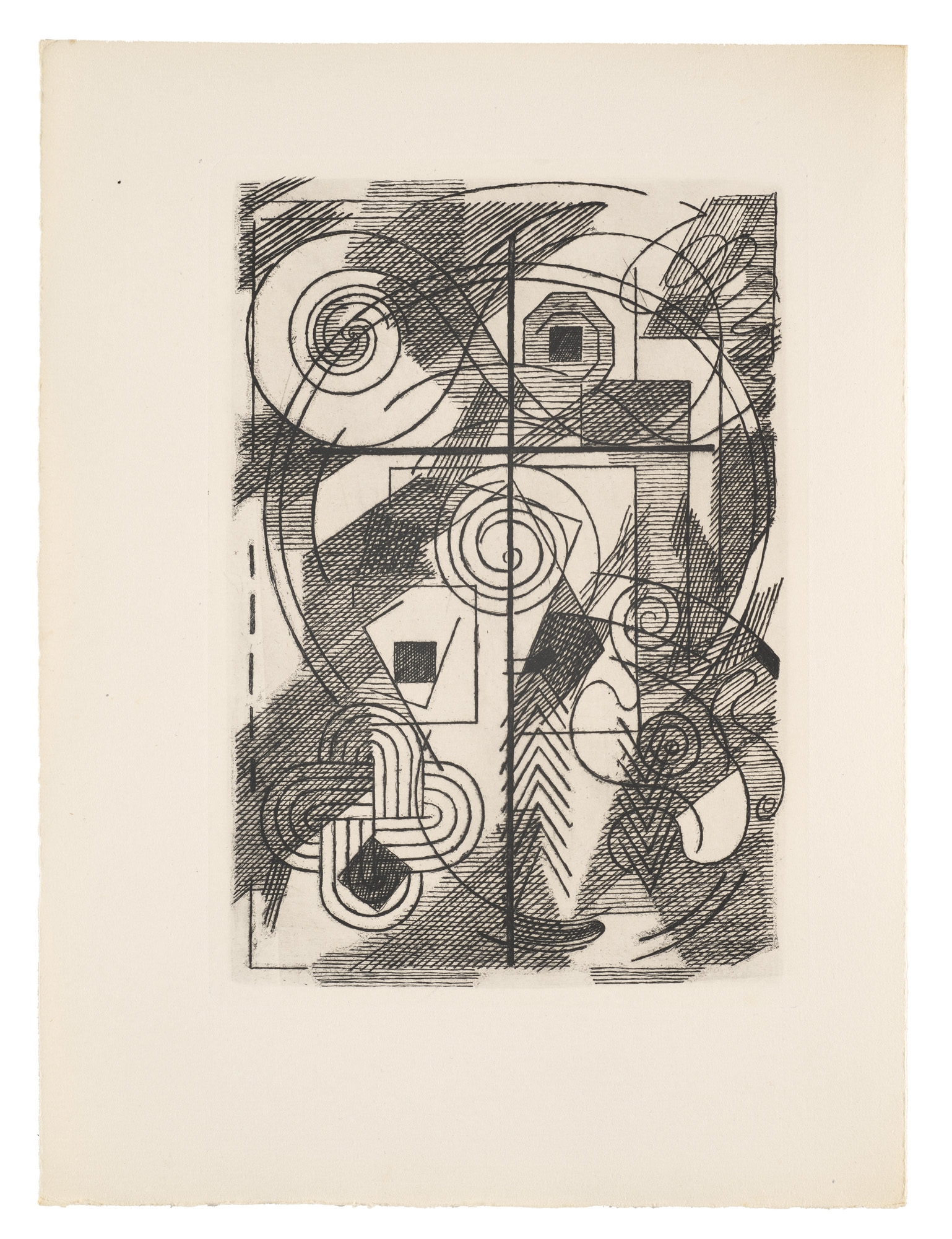 Albert Gleizes | 5 Arbeiten aus: Pensées sur L`homme et dieu (1950 ...